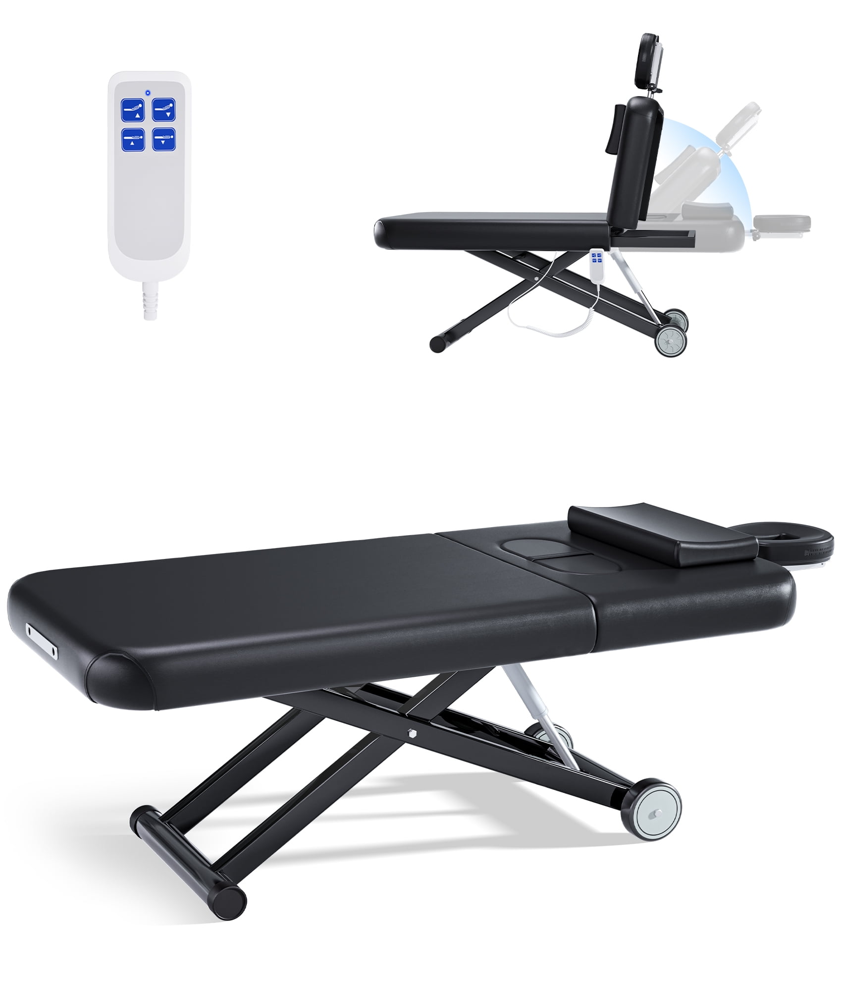 Esheno Adjustable Reclining Chair Electric 2 Motor Remote Control for ...