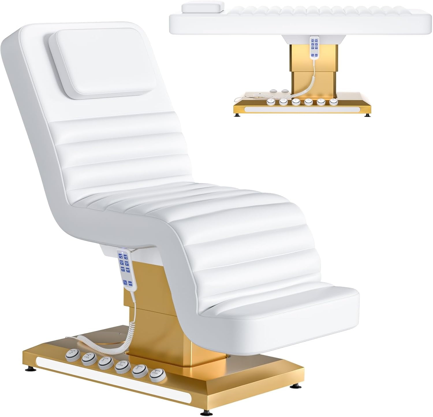 Esheno Electric Reclining Chair with LED Light Foot Control 90 Degree ...