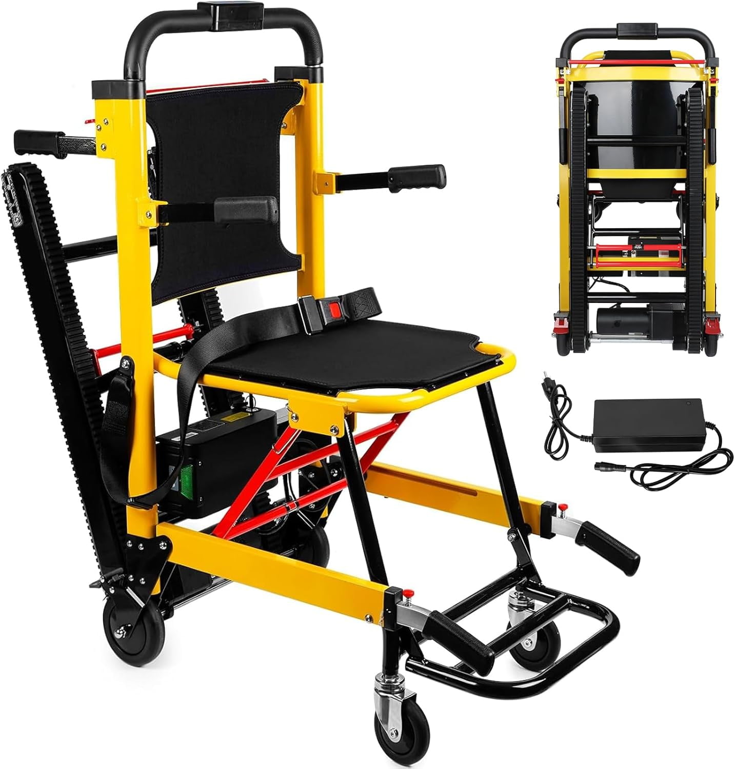 Esheno Electric Wheelchair Stair Climber 530 LBS Capacity 300W Motor ...