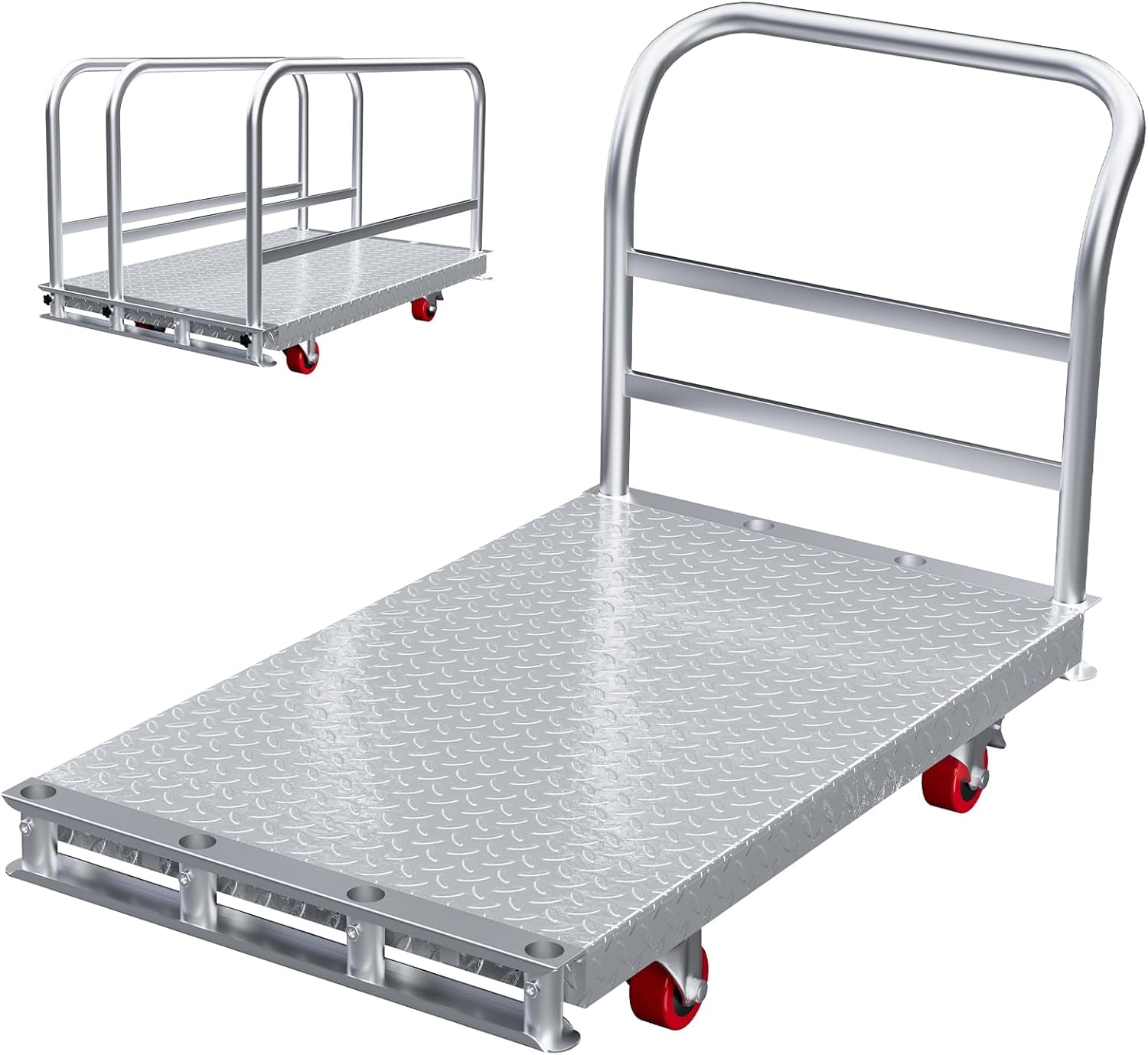 Esheno Industrial Platform Truck 44x28 inch 3200 LBS Capacity Heavy ...