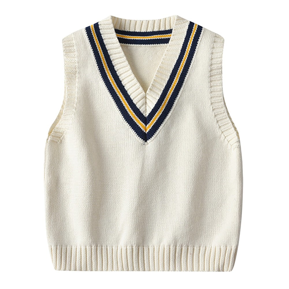 Esho 1-7T Toddler Girls Boys Knitted School Uniform Vest Waistcoat Kids ...