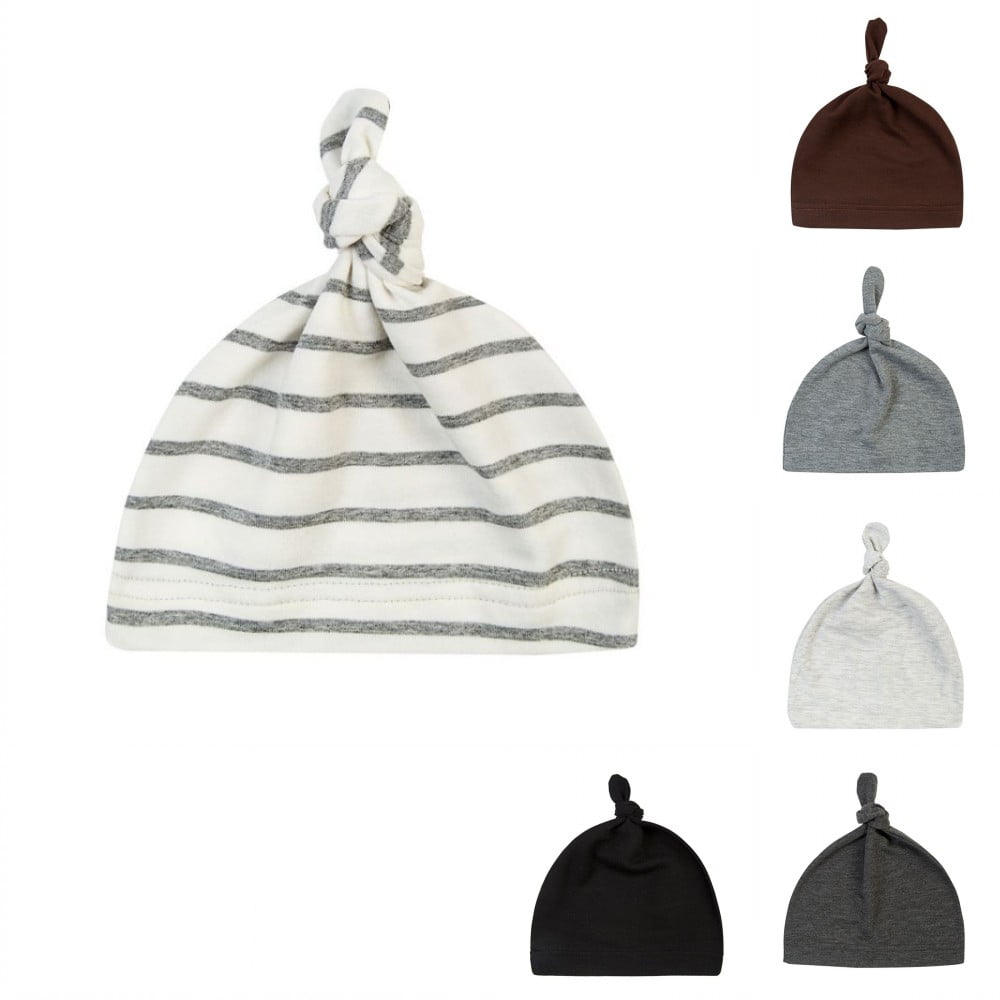 Esho 6 Pack Newborn Infants Cotton Beanie Caps, Toddler Boys Girls ...