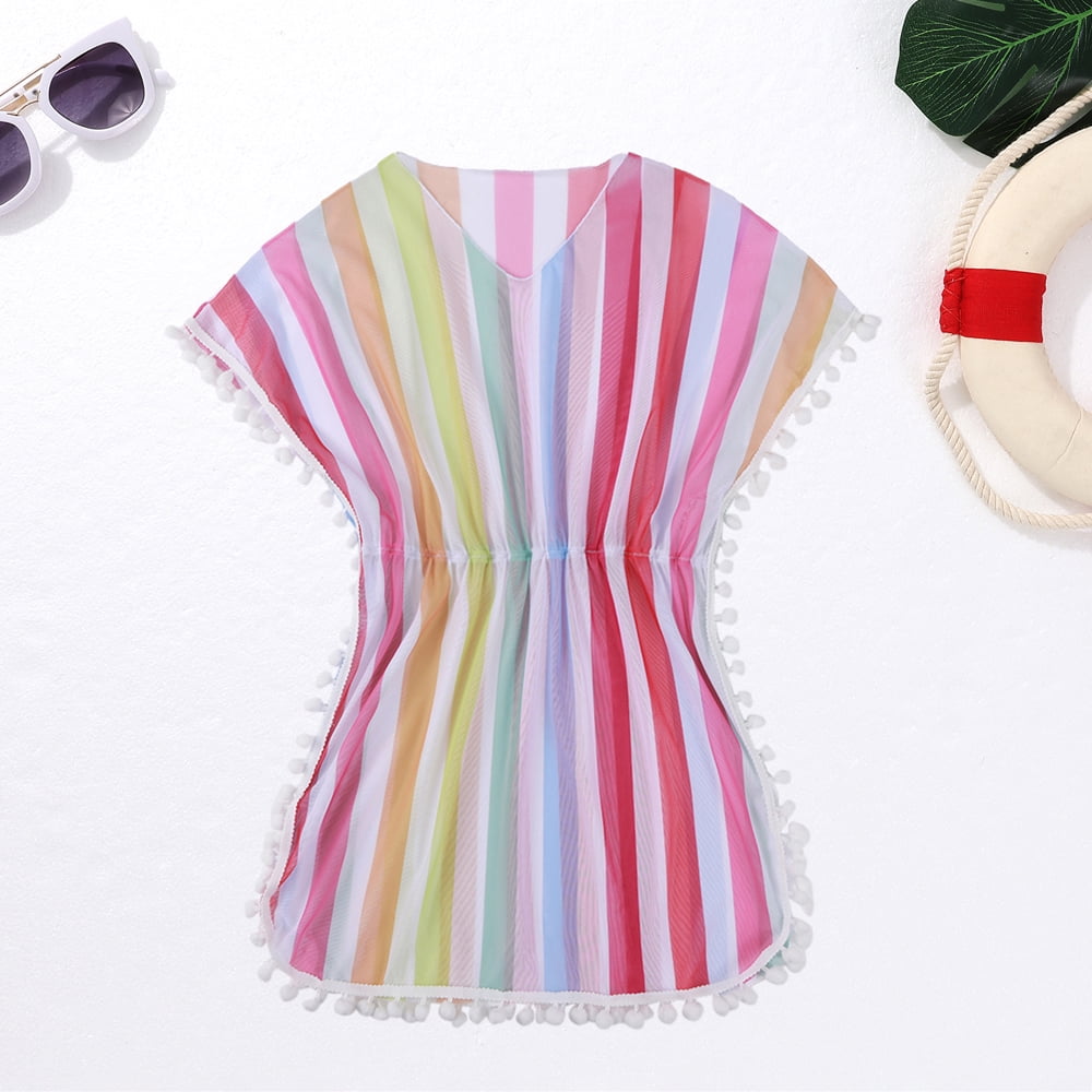 Esho 7-14T Teens Girls Swimsuit Cover-ups Summer Bikini Coverups with ...