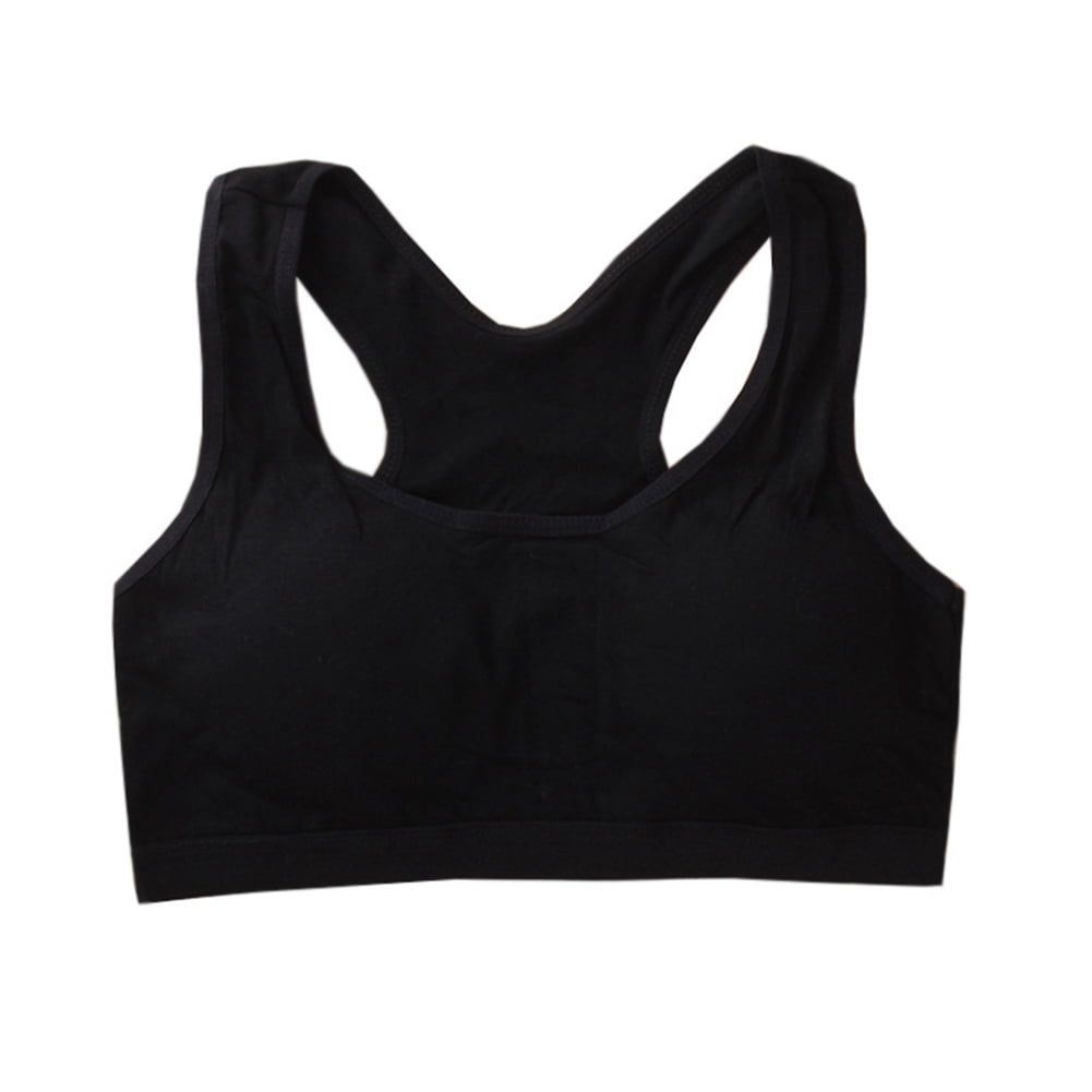 Esho 8-16T Girls Wireless Padded Training Bra Casual Seamless Sports ...