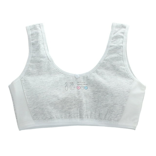 Esho 8-16T Girls Wireless Padded Training Bra Casual Seamless Sports ...