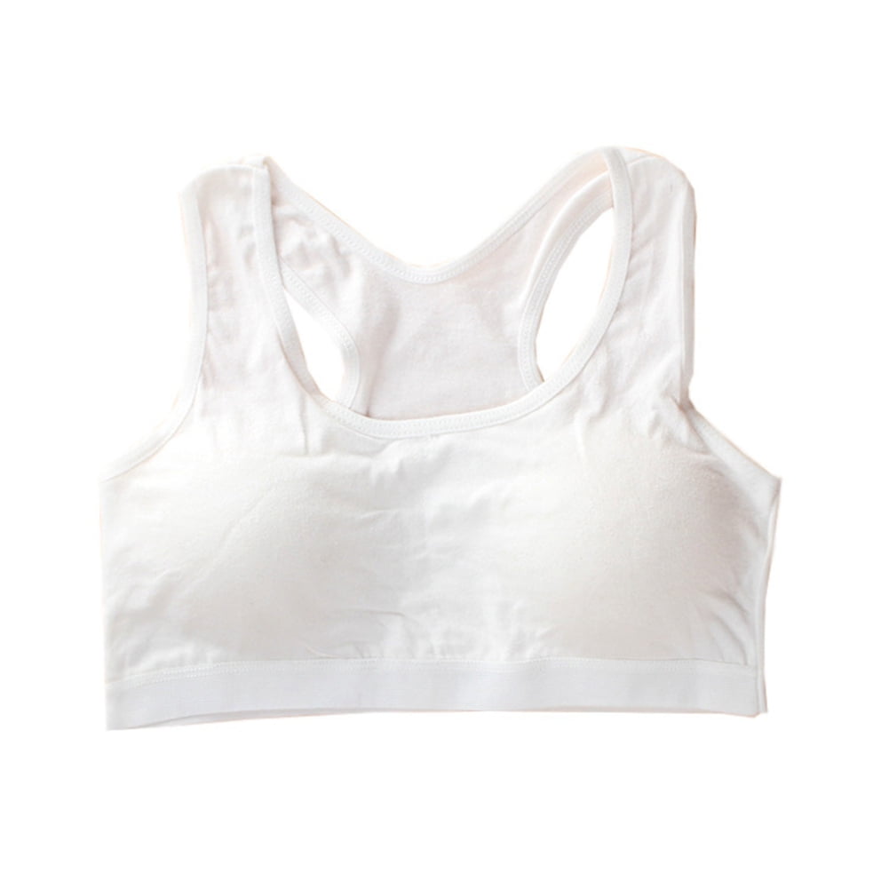 Esho 8-16T Girls Wireless Padded Training Bra Casual Seamless Sports ...