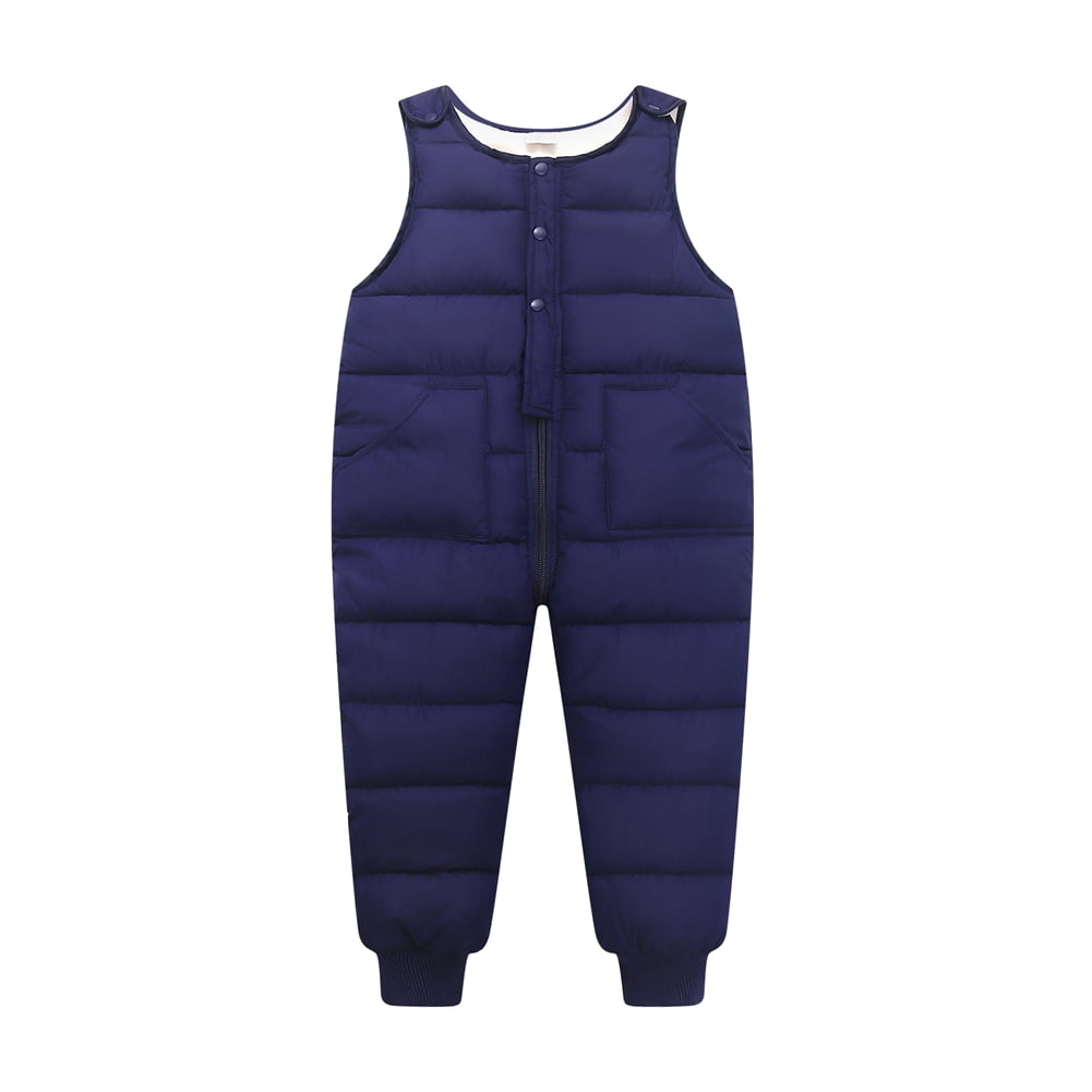 Esho Baby Boys Girls Winter Down Snow Pants Overalls Snowsuit, 6M-4T Toddler Kids Warm ...