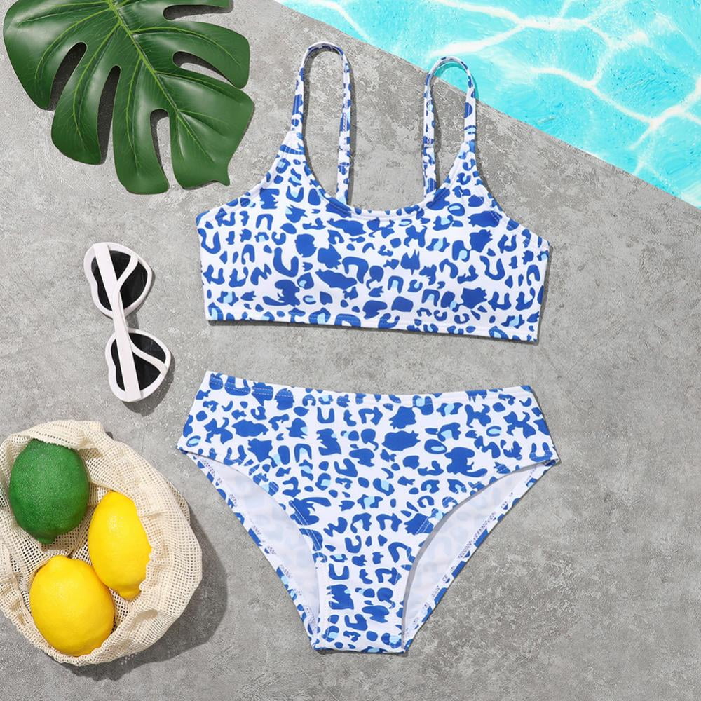 Esho Girls Summer Bikinis Swimsuit Floral Bathing Suit Swimwear, 2 ...