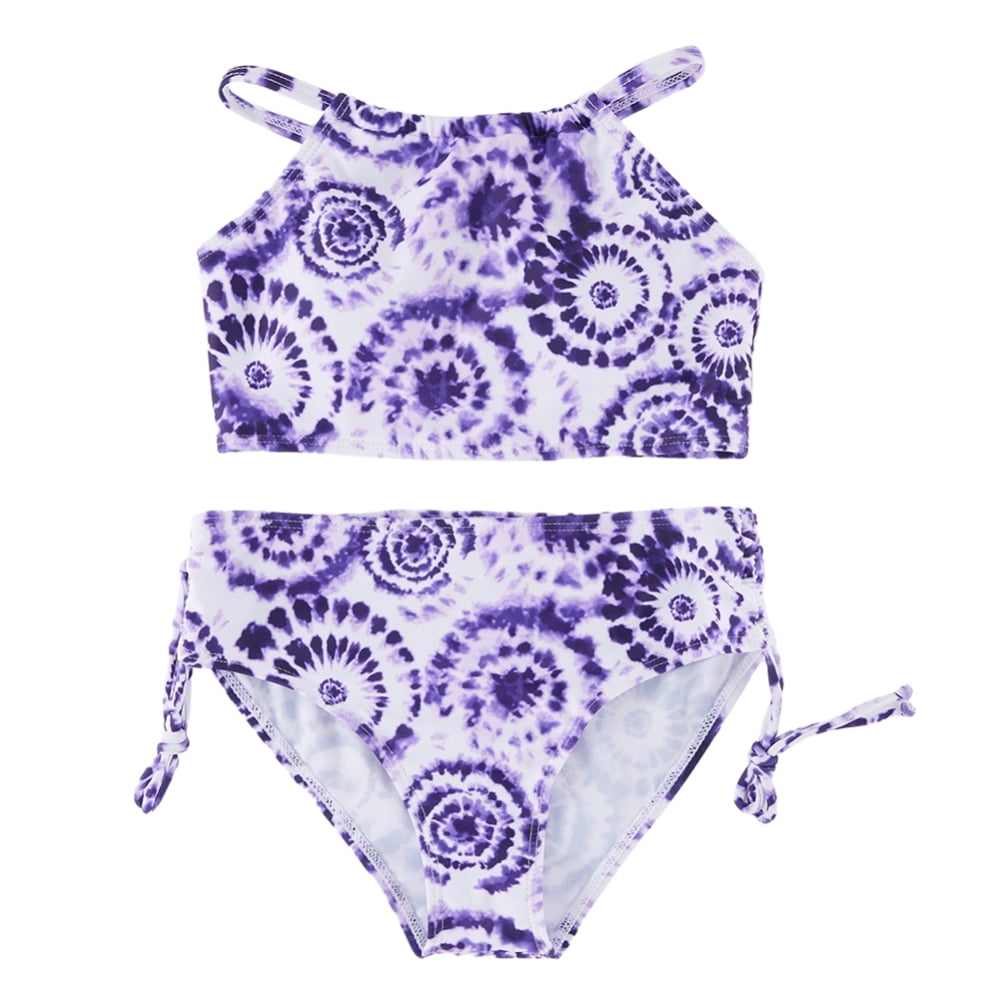 Esho Girls Summer Swimsuits Bikinis Bathing Suit, 2 Pieces, Size 7-12 ...