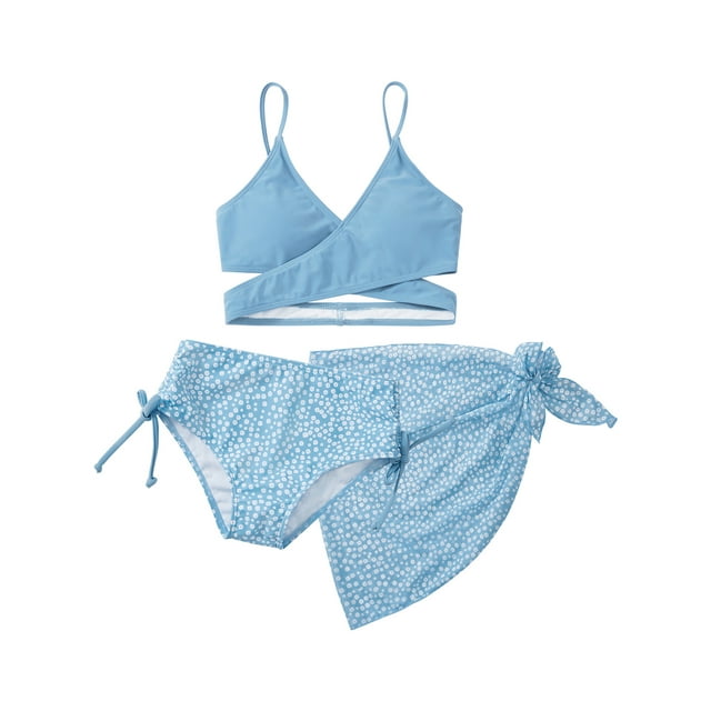 Esho Little Girls Swimsuits Set, Big Girls Bikinis Bathing Suit ...