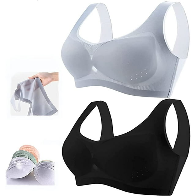 Esissenils Ultra-Thin Ice Silk Seamless Bra, Ultra Thin Plus Size ...