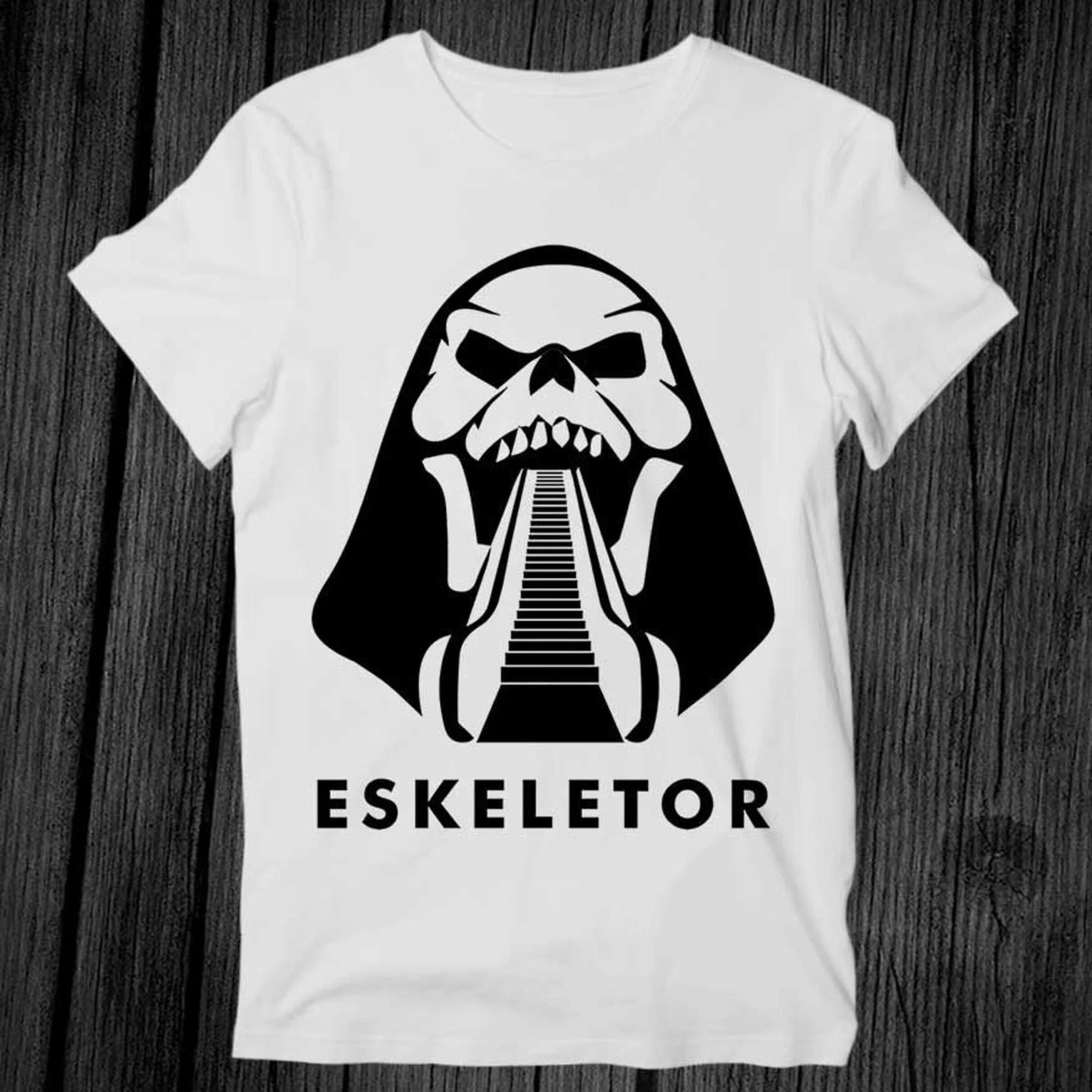 Eskeletor Skeletor Escalator Skeleton Skull T Shirt Unisex - Walmart.com