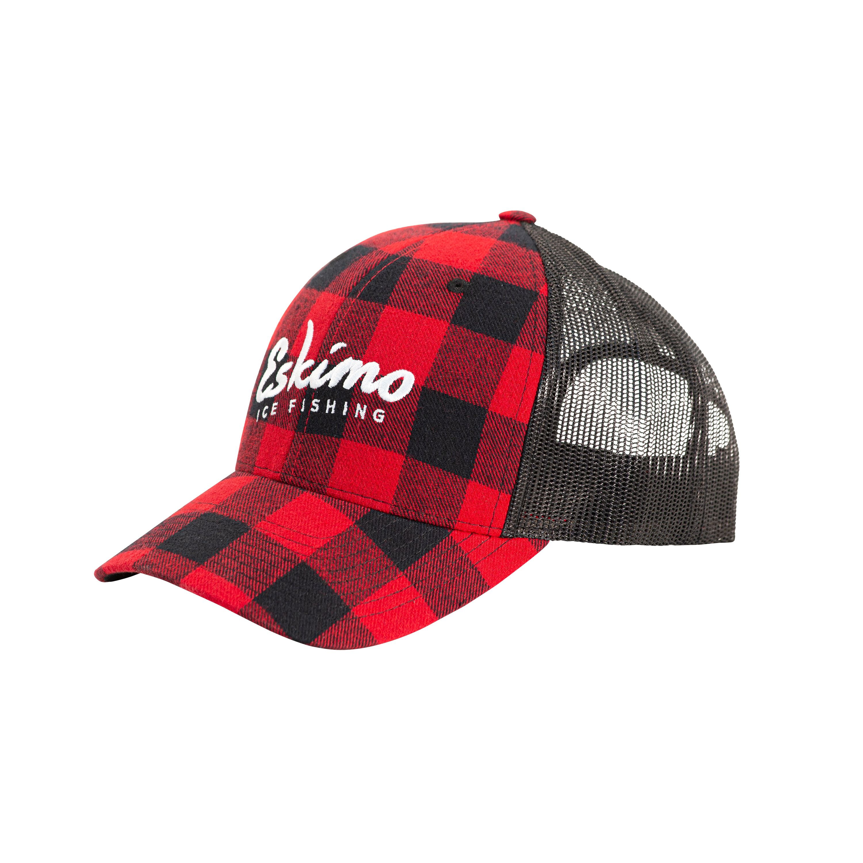 Eskimo® Buffalo Plaid Trucker Cap, Headwear, Unisex, OSFA, Plaid, 36467 ...