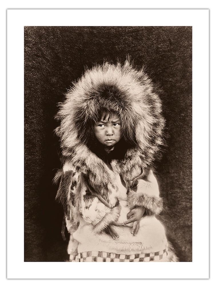 Eskimo Child - Noatak Native Alaska - North American Indians - Vintage ...