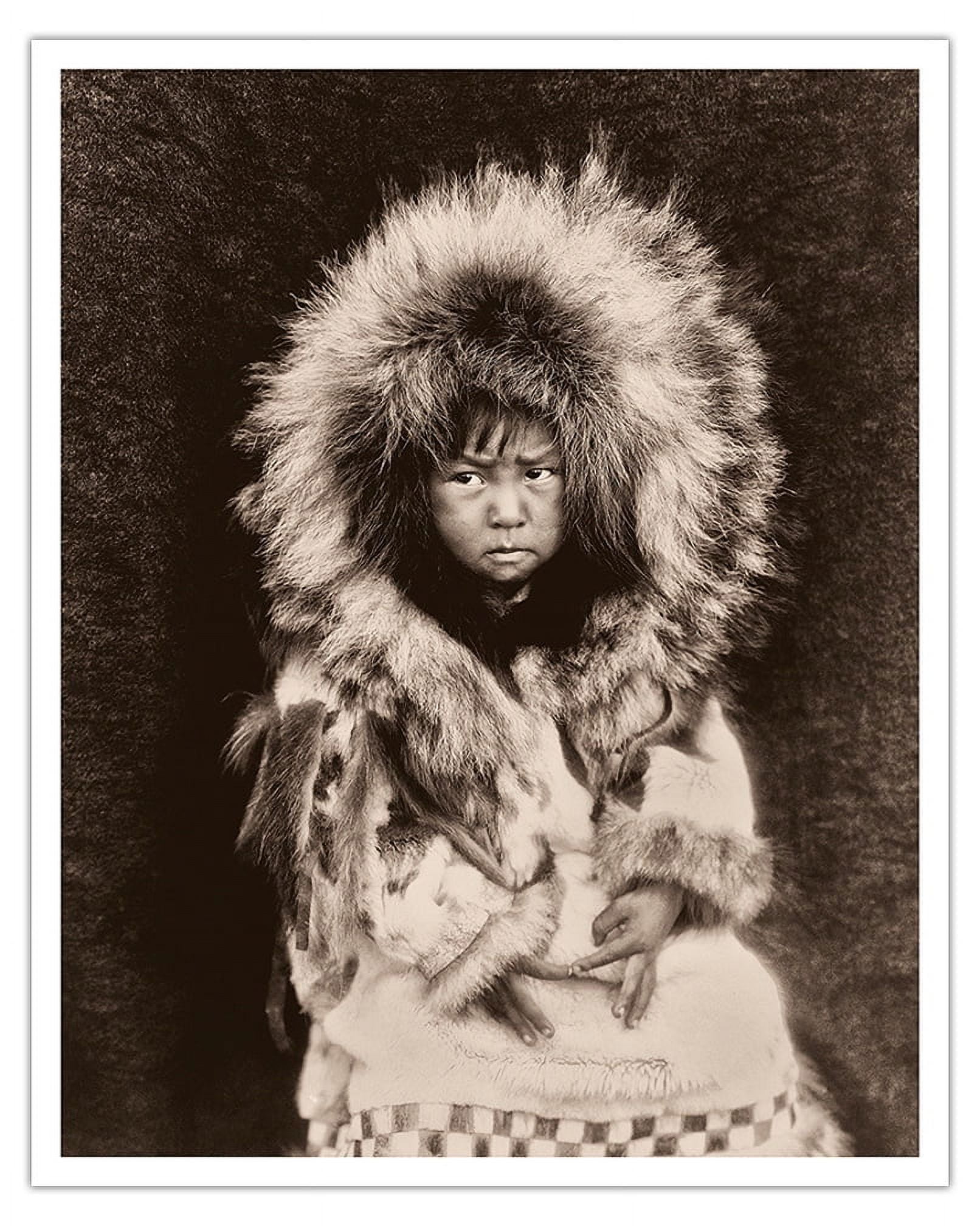 Eskimo Child - Noatak Native Alaska - North American Indians - Vintage ...