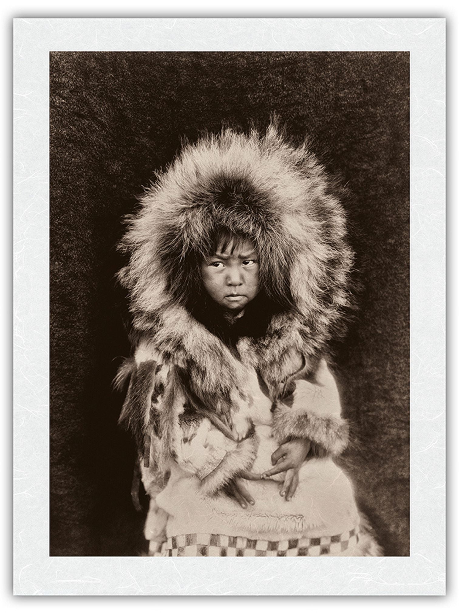 Eskimo Child - Noatak Native Alaska - North American Indians - Vintage ...