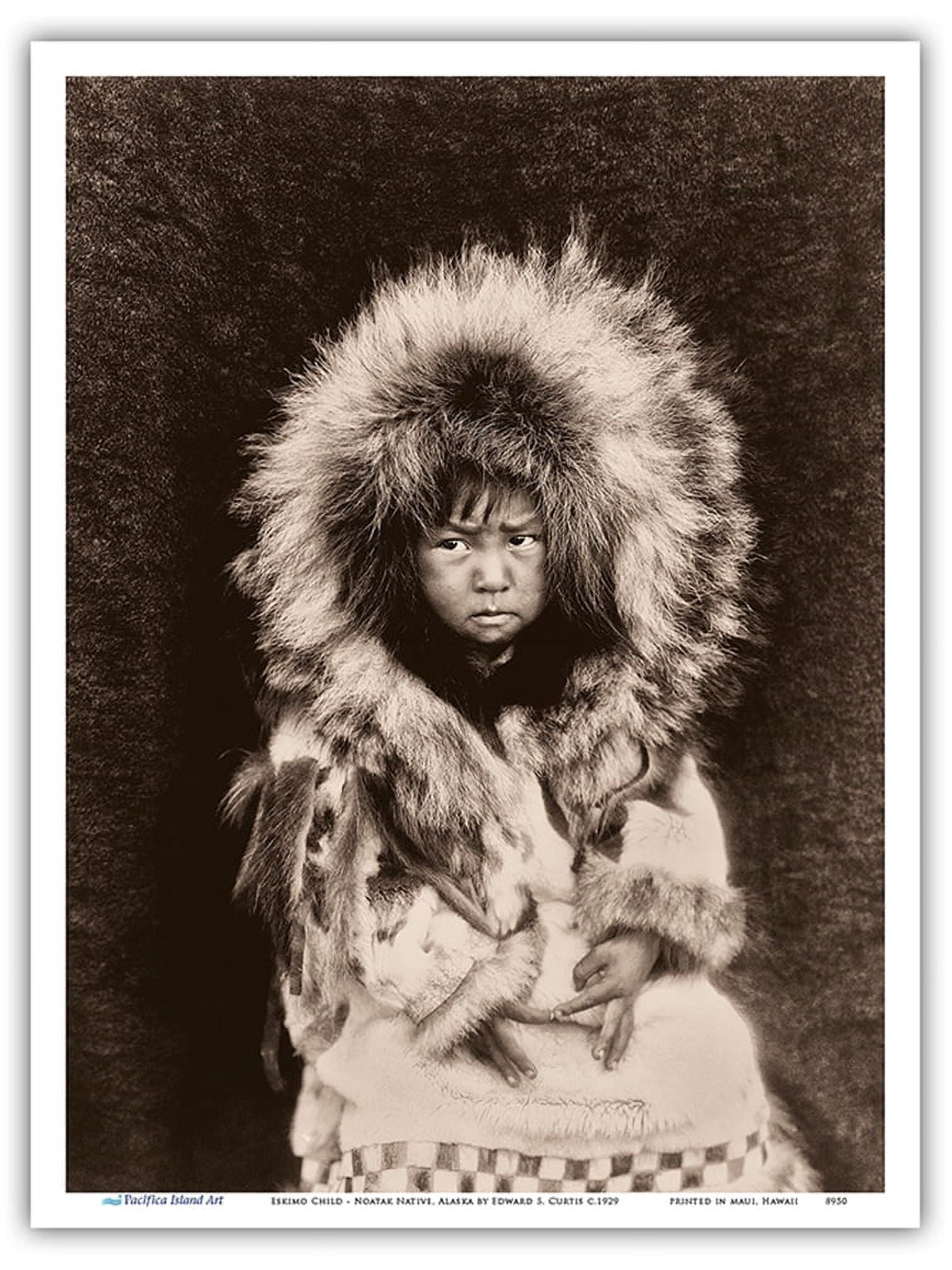 Eskimo Child - Noatak Native Alaska - North American Indians - Vintage ...