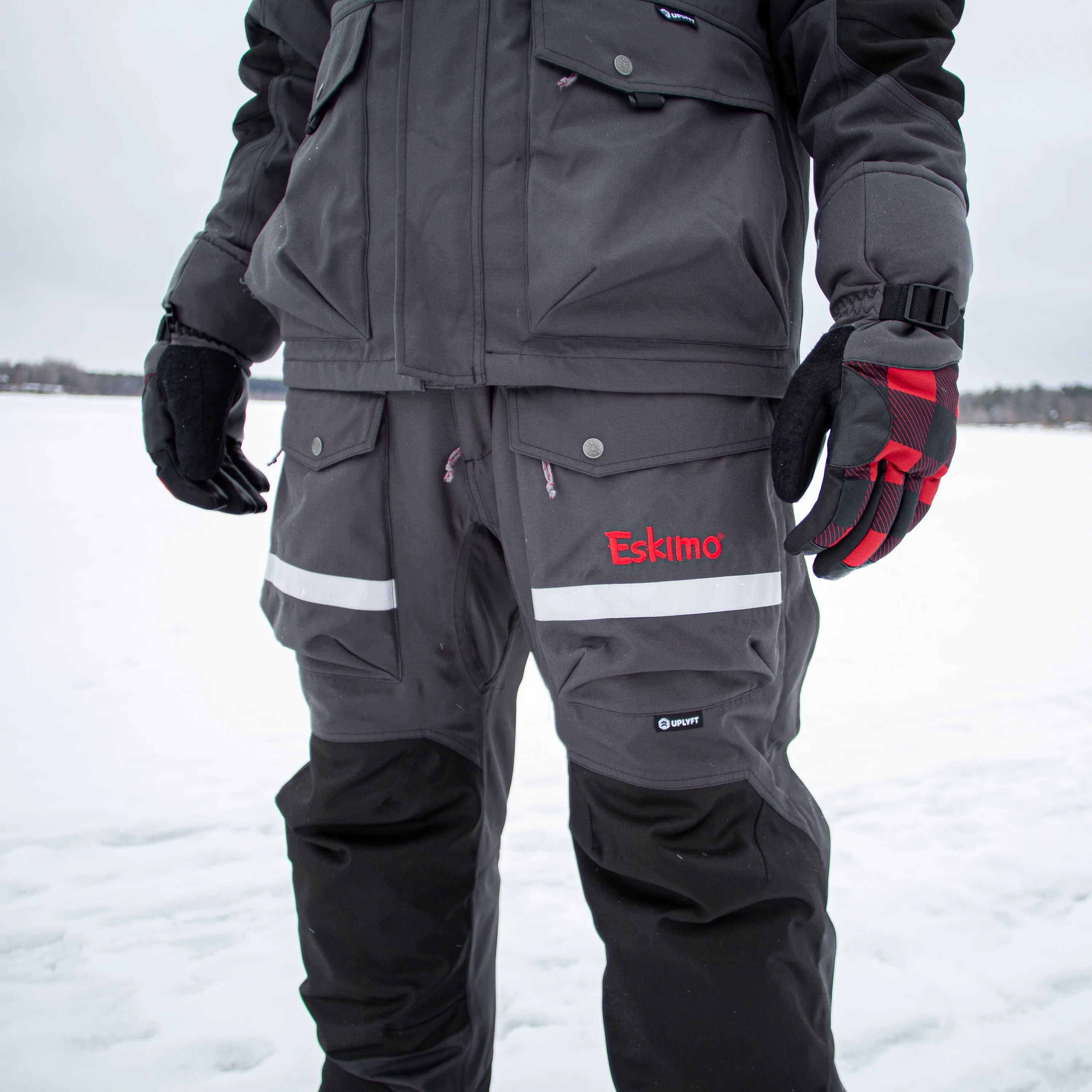 Eskimo Roughneck Men's Insulated Fishing Overalls, Waterproof Ice Gear ...