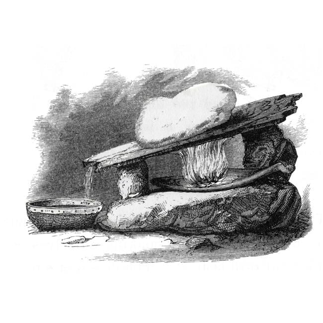 Eskimo Snow Melter From Arctic Explorations In The Years 1853 54 55 by ...