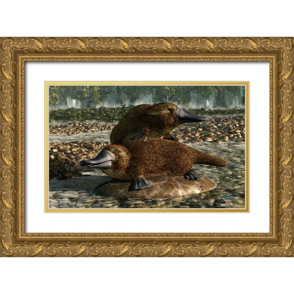 Eskridge, Daniel 24x17 Gold Ornate Wood Framed with Double Matting ...