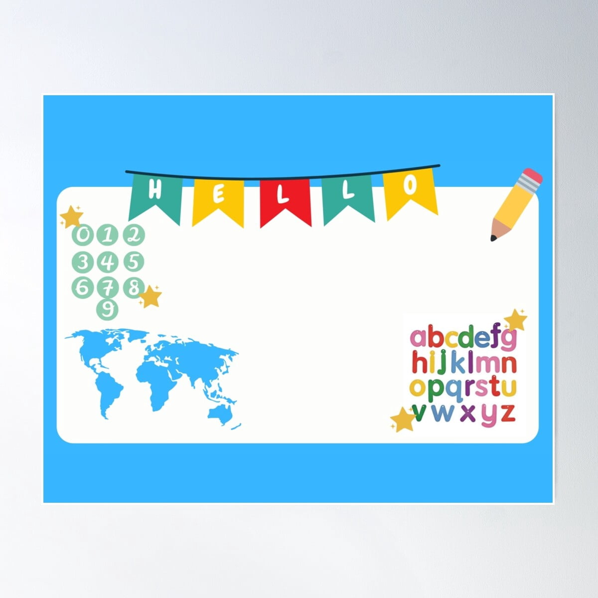 Esl Teacher Fun + Colourful Classroom Background! Online Teacher ...