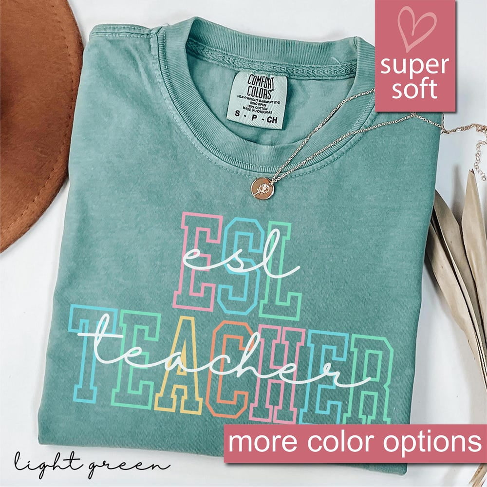 Esl Teacher Shirt, English Language Learner Teacher Shirt, Esl Teacher ...