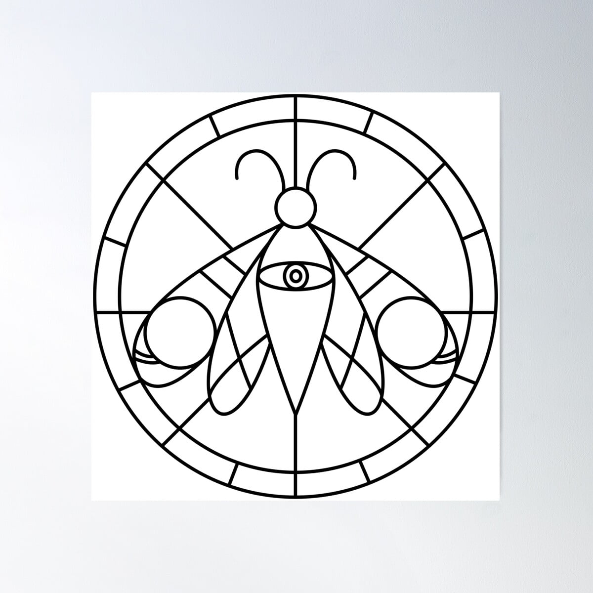 Esoteric Occult Symbol Poster Wall Art, Modern Wall Decor For Living ...