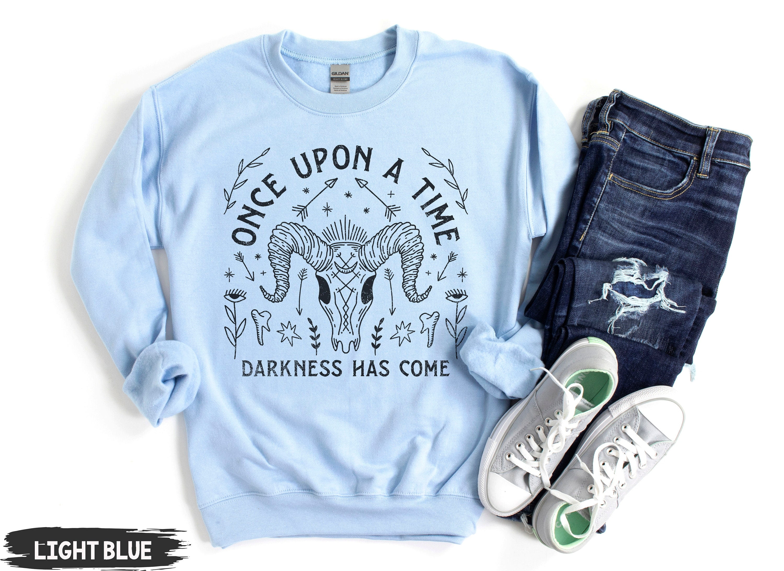 Esoteric T-Shirt Bighorn Ram Skull Shirt Gothic Esoteric Symbols T ...