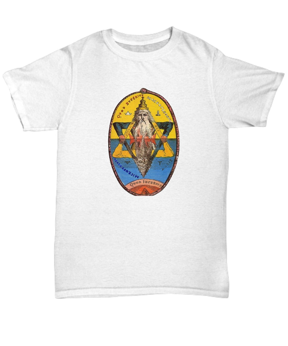 Esoteric shirt Great Symbol of Solomon by Eliphas Levi Hermetic Alchemy ...