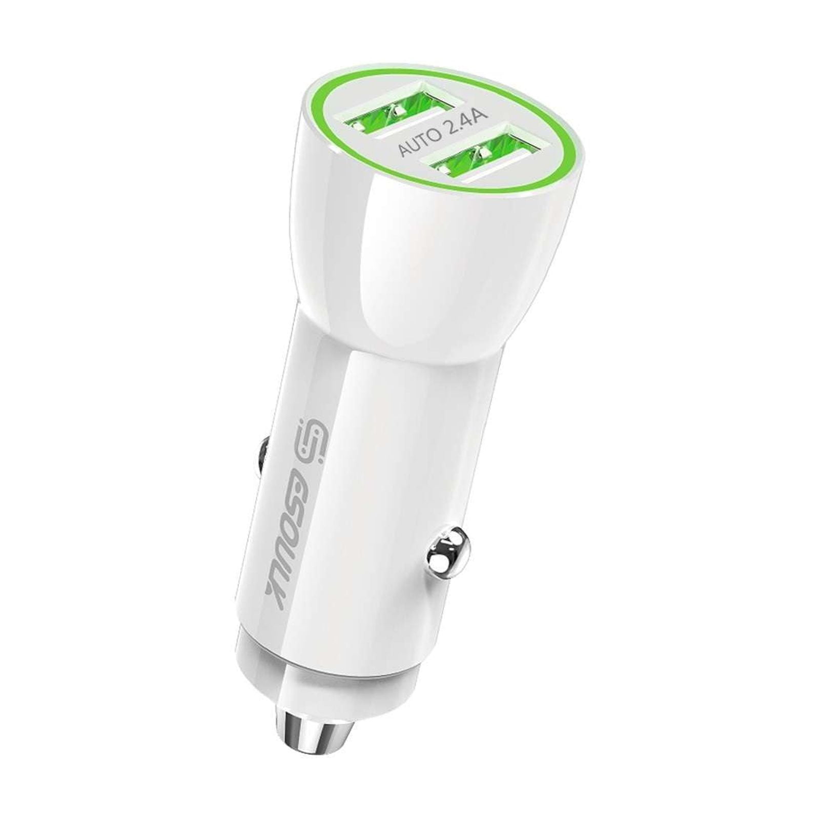 Esoulk 12W/2.4A Dual USB, 2 USB-A Ports Car Charger for Google Pixel 8a ...