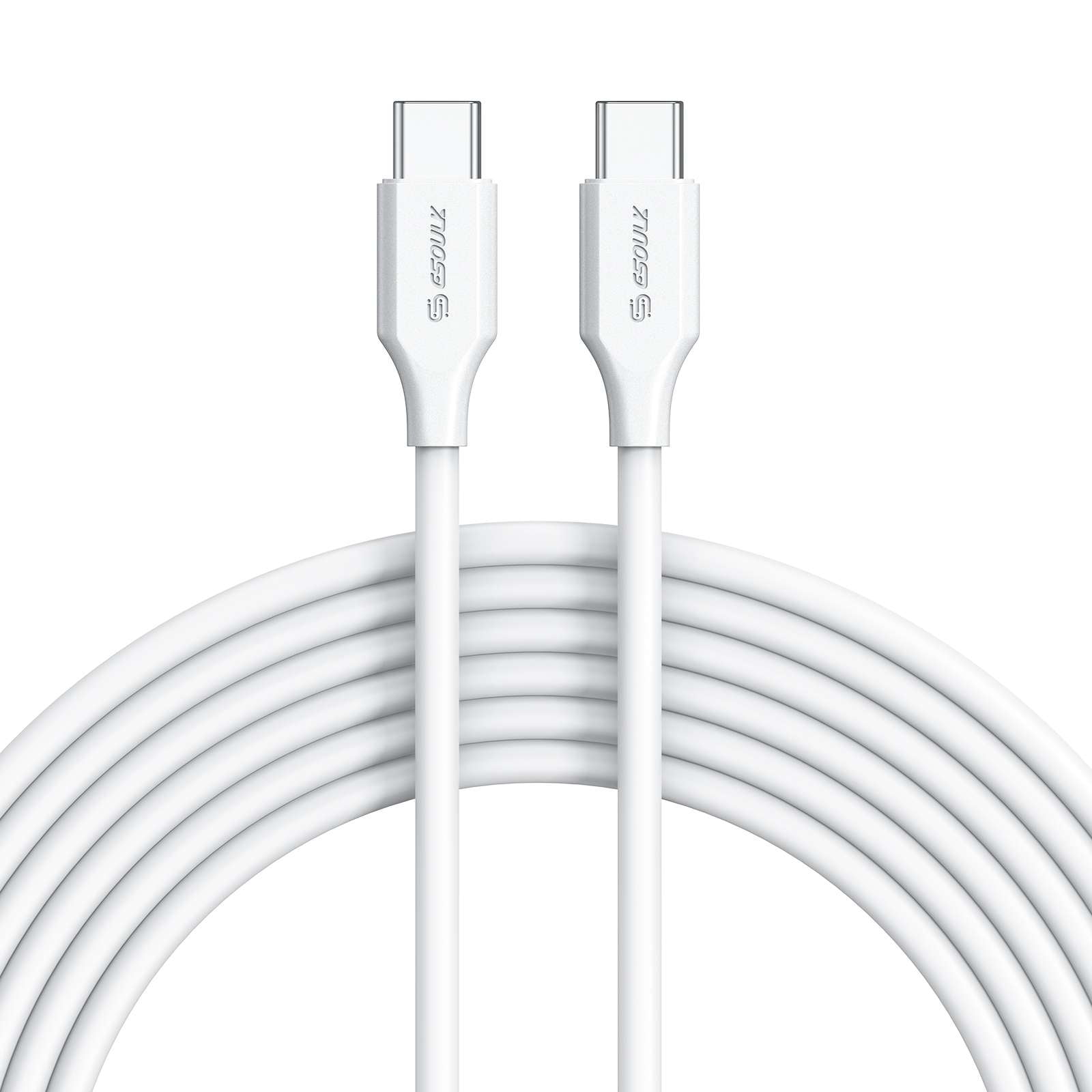 Esoulk 5ft USB-C to USB-C 60W Ultra-Fast Charging/Data Sync Cable for ...