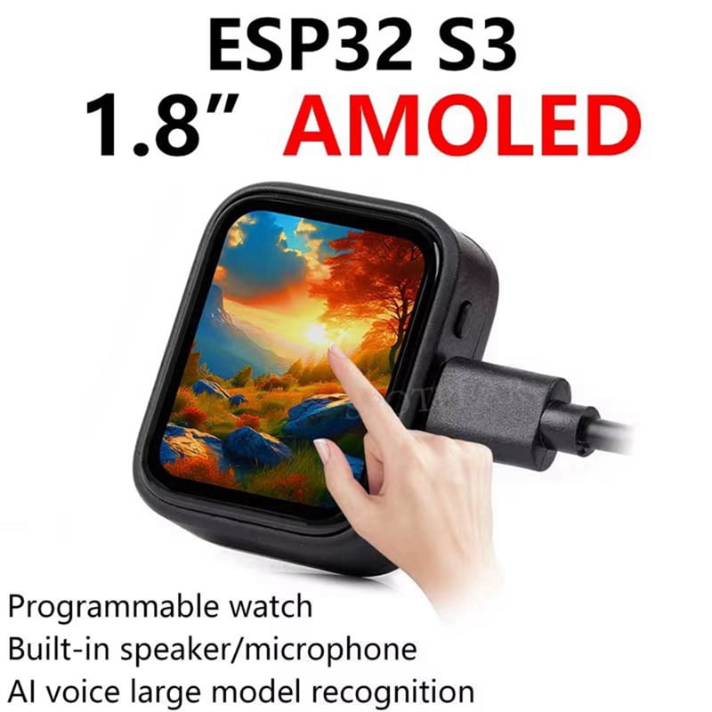 Esp32 S3 1.8Inch Amoled Touchscreen Display Development Board Qmi8658 ...