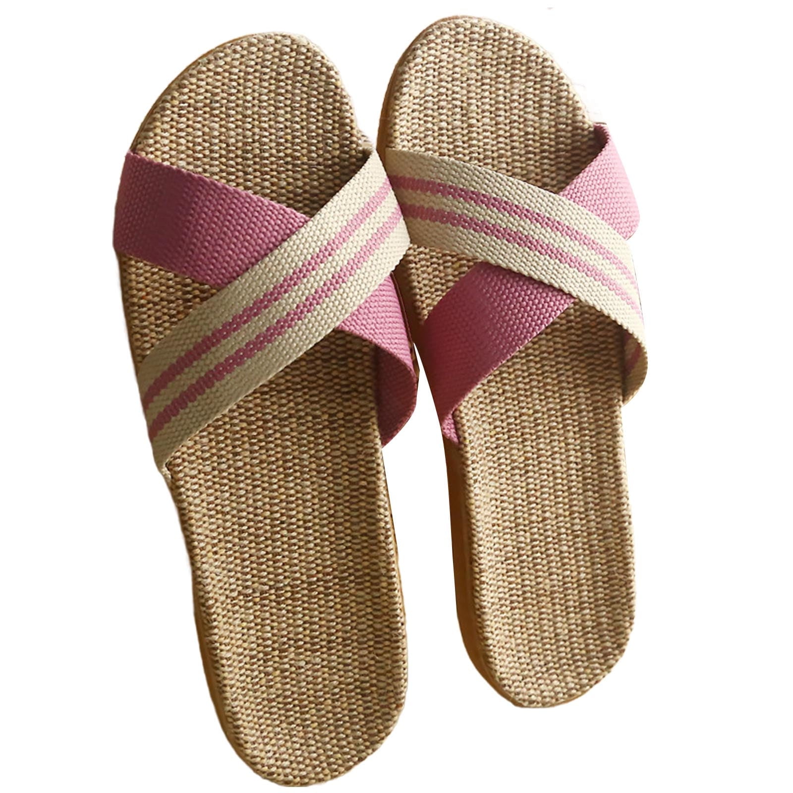 Espadrille Sandals for Women Casual Soft Daily Indoor Slippers Thick ...