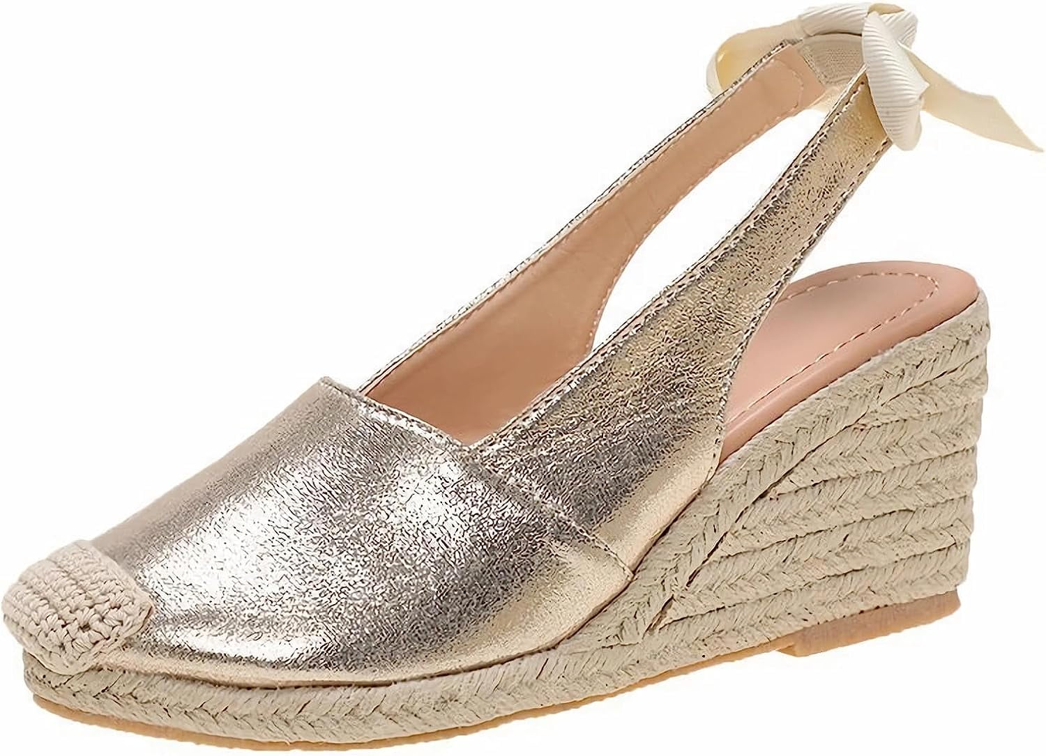 Espadrilles Wedge for Women Platform Closed Toe Sandals 3 inch ...