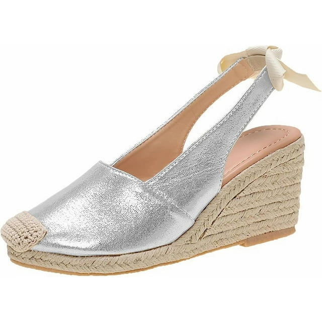 Espadrilles Wedge for Women Platform Closed Toe Sandals 3 inch ...