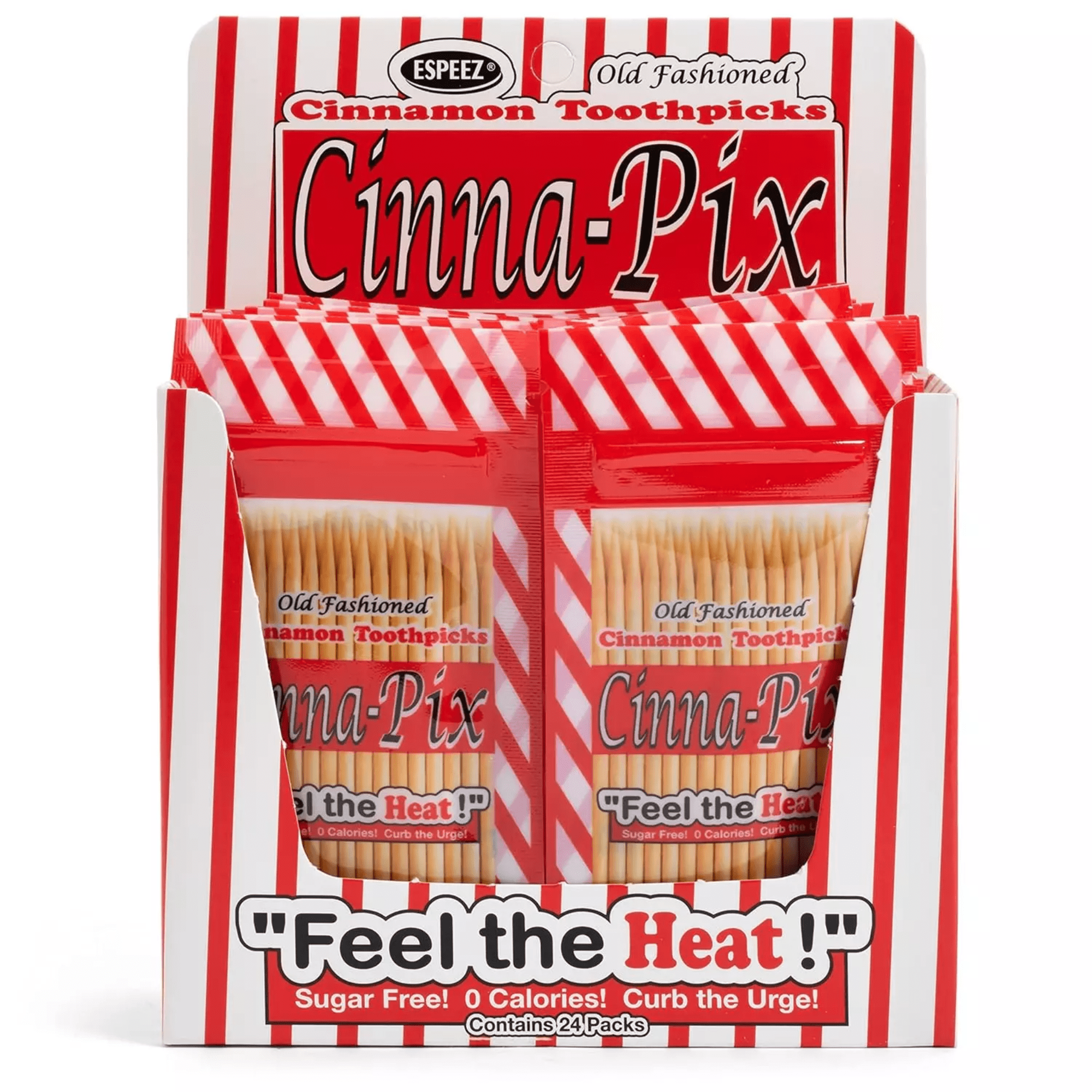 Espeez Cinna-Pix Old Fashioned Cinnamon Toothpicks 15 Sticks Per (Box ...