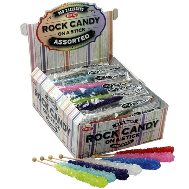 Espeez Rock Candy on a Stick ? Assorted Fruit Flavors, Individually ...