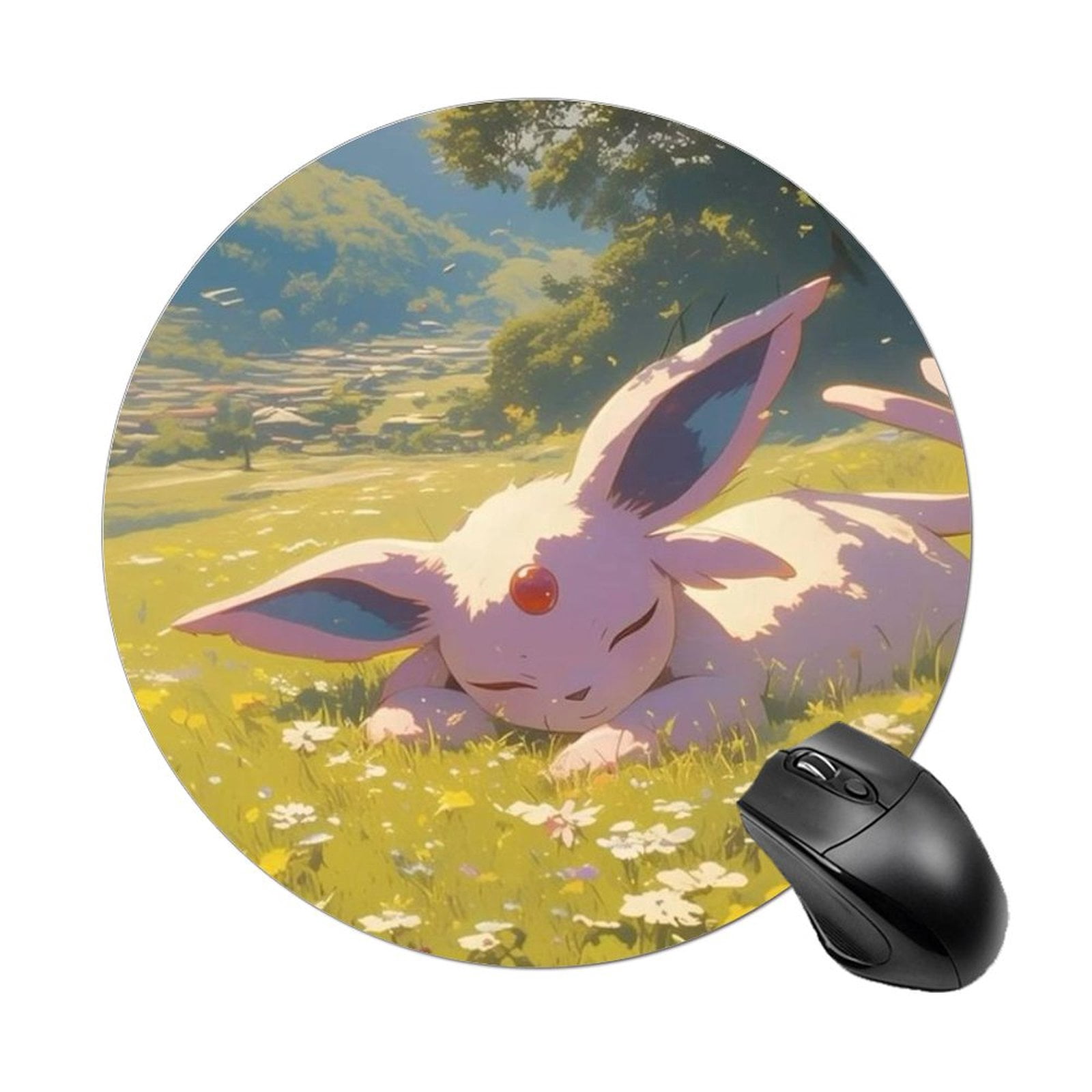 Espeon Mouse Pad Anime for Office Desk Computer Desk Gaming Room ...