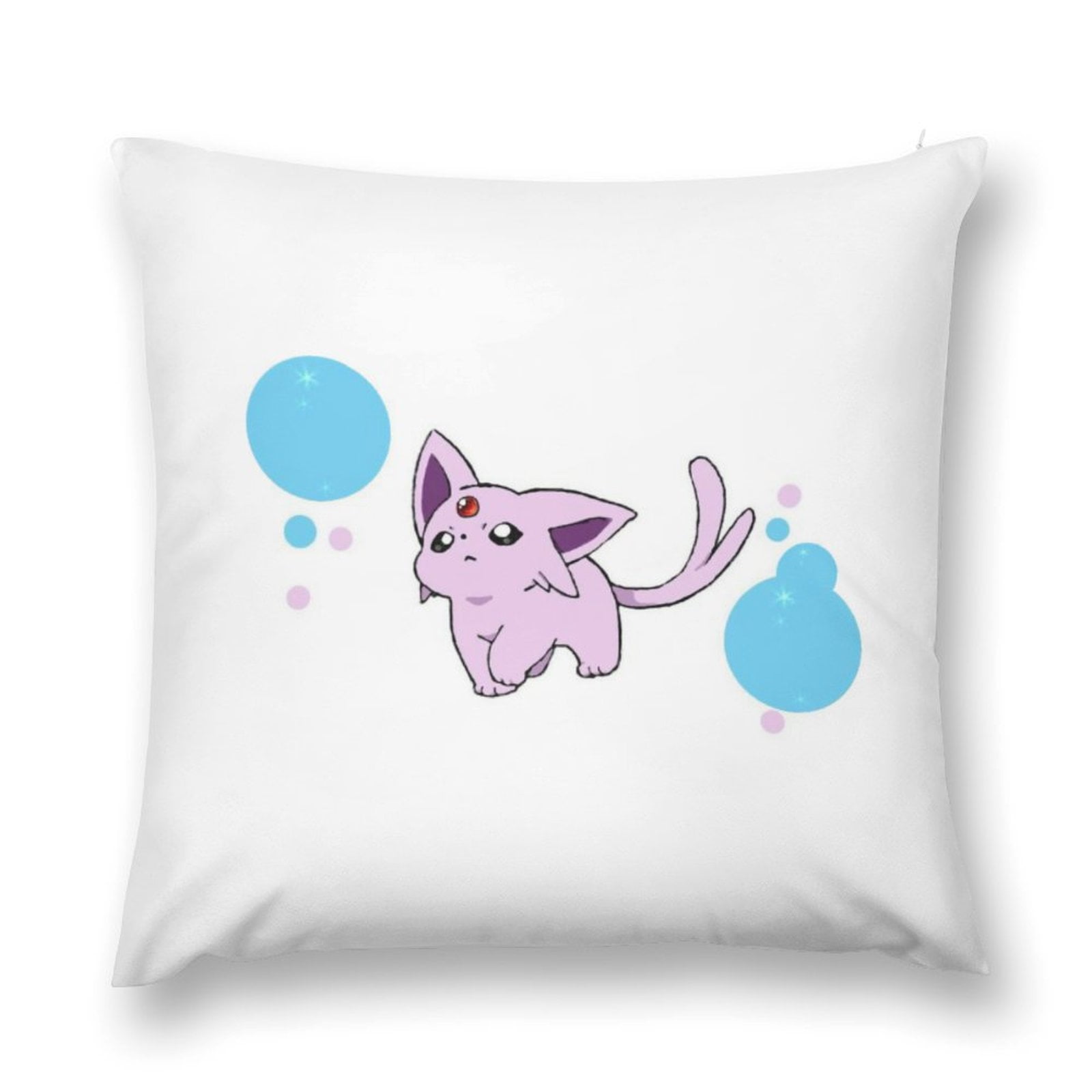 Espeon Pillowcase Cartoon Anime for Living Room Bedroom Office 20 "x20 ...
