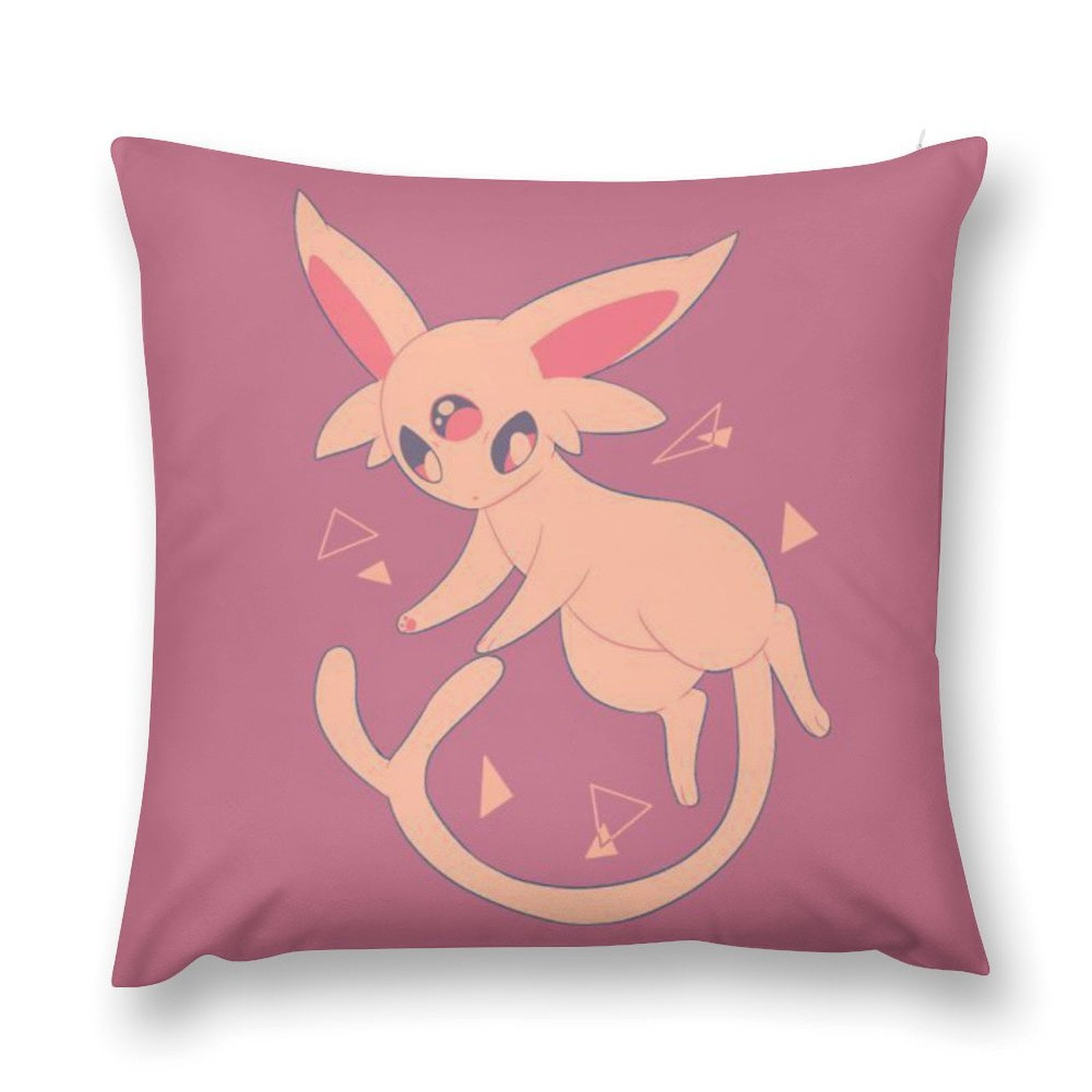 Espeon Pillowcase Cartoon Anime for Living Room Bedroom Office 24 "x24 ...