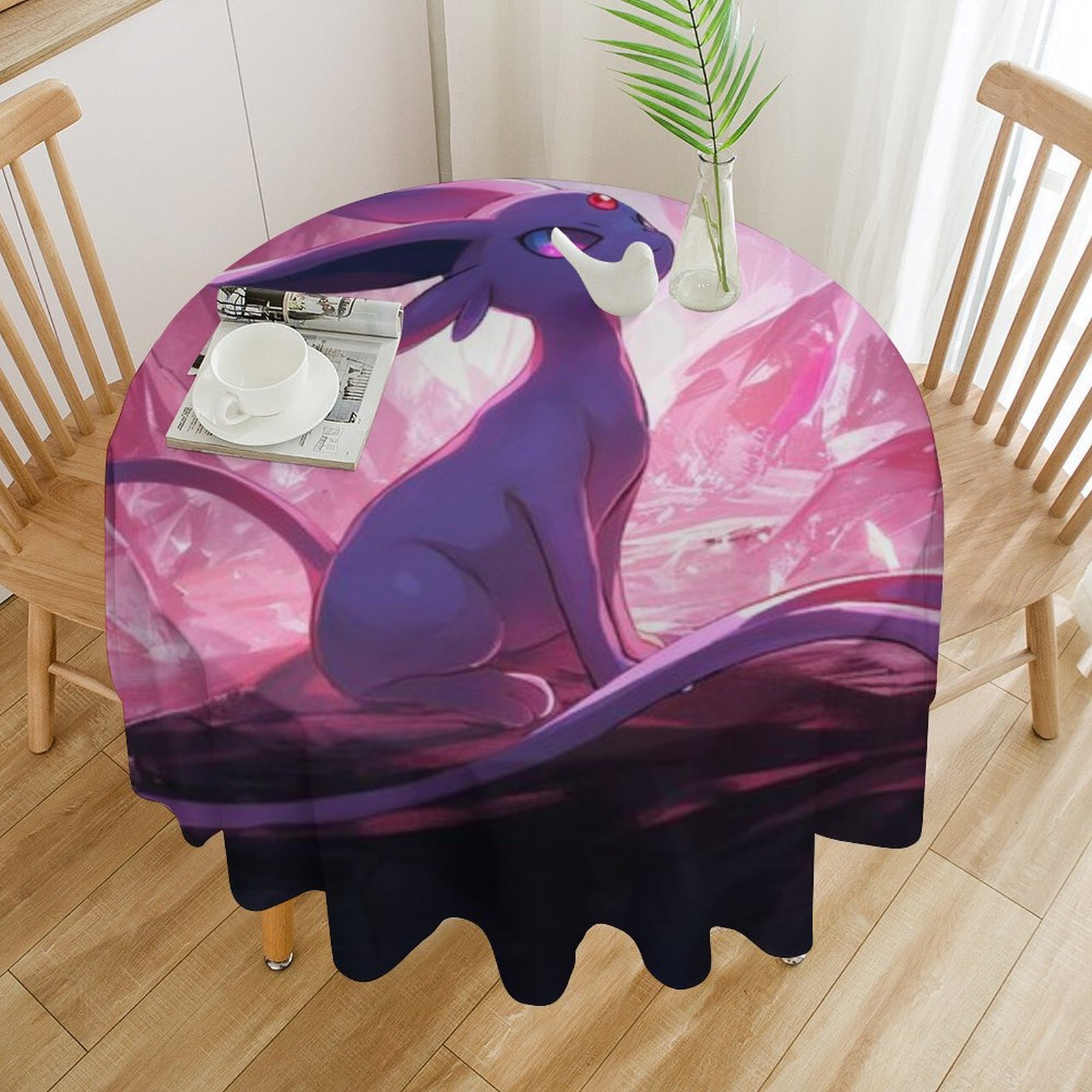 Espeon Tablecloth Anime for Dining Table Picnic Gift 50x50in Espeon ...