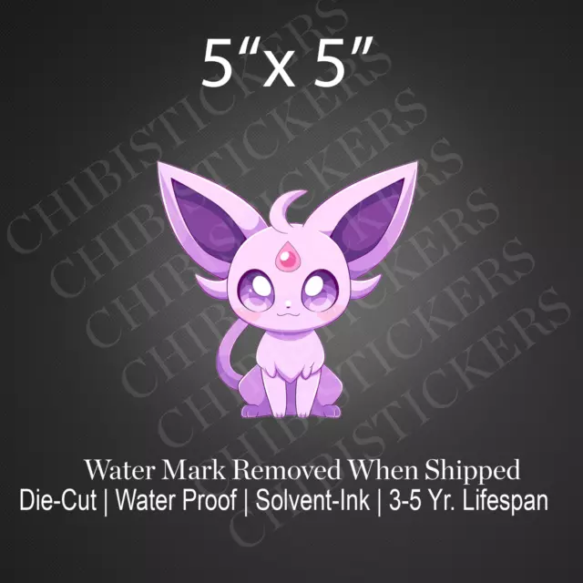 Espeon Umbreon Sylveon Eevee Legendary Pokemon Sticker Vinyl Sticker ...