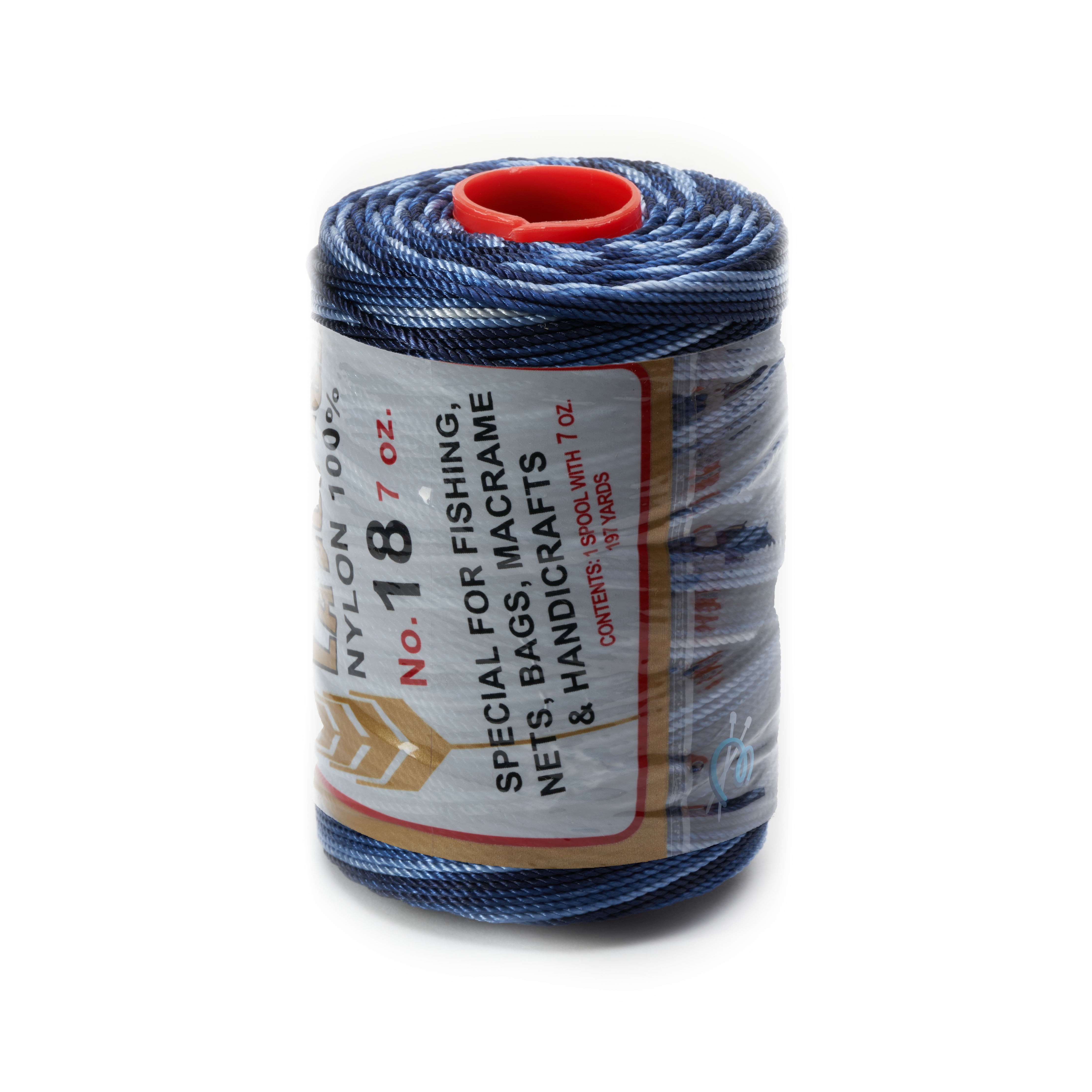 Espiga No.18 Variegated - 100% Nylon Omega String Cord for Knitting and ...