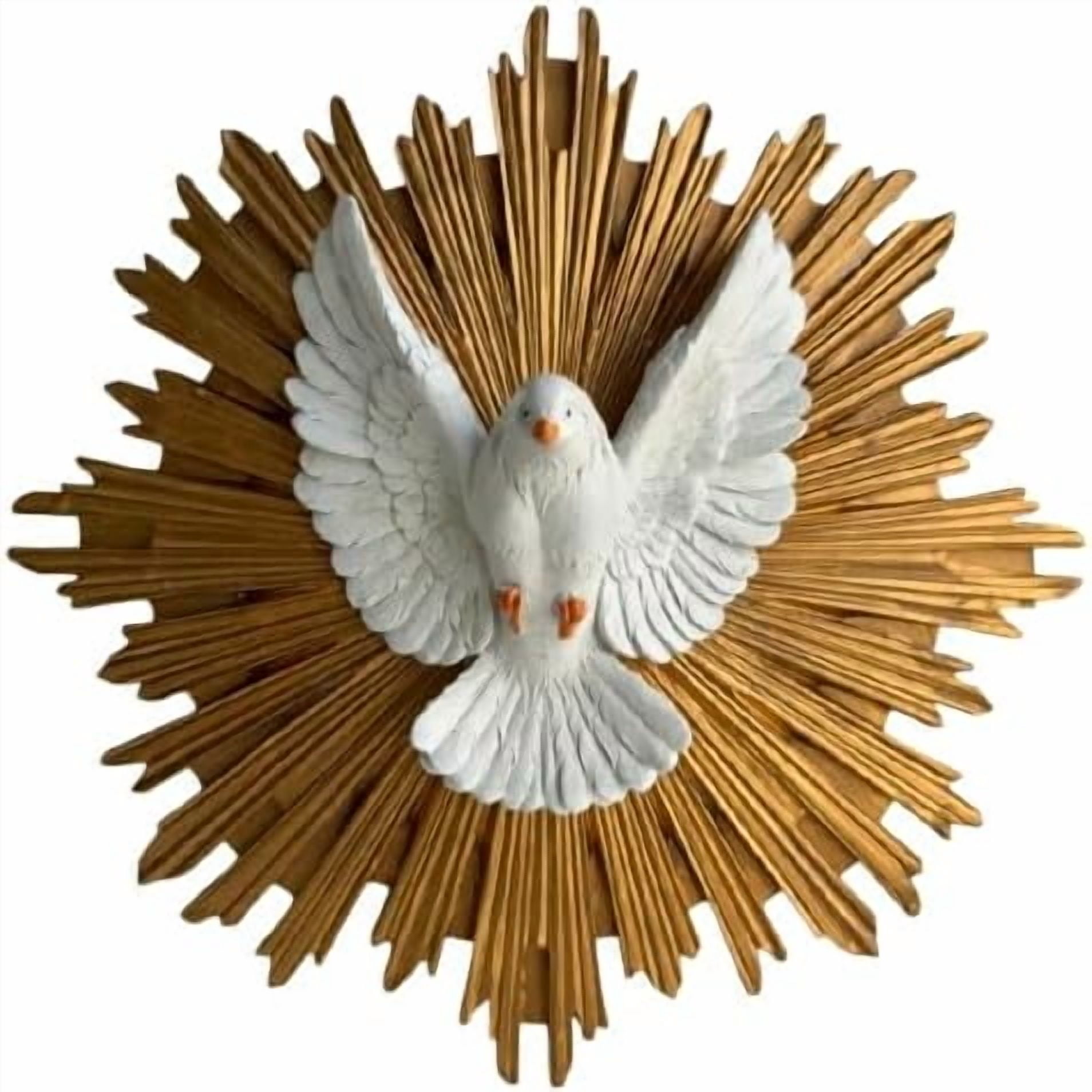 Espiritu 12" Paloma Blanca para Pared Religious Figure Wall Mount White ...