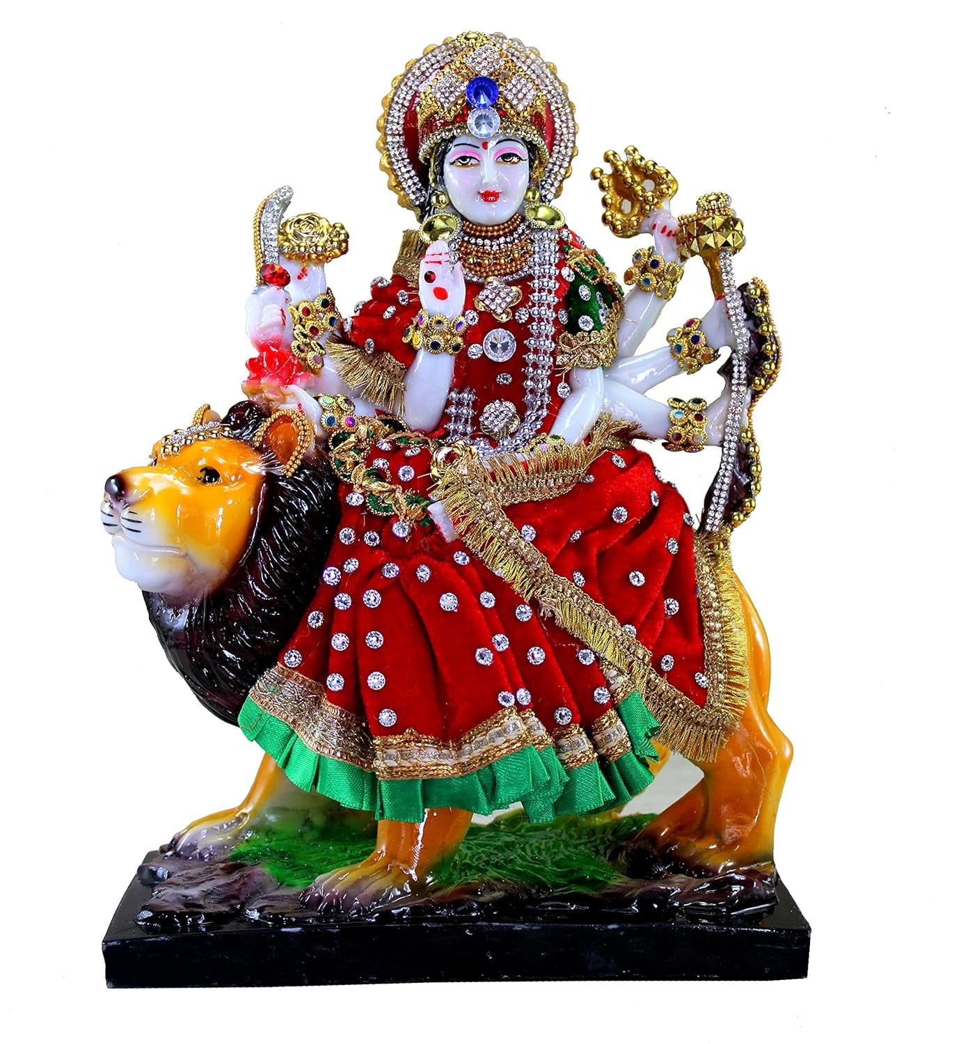 Esplanade Resin Durga MATA Rani Maa Sherawali Murti Idol Statue ...