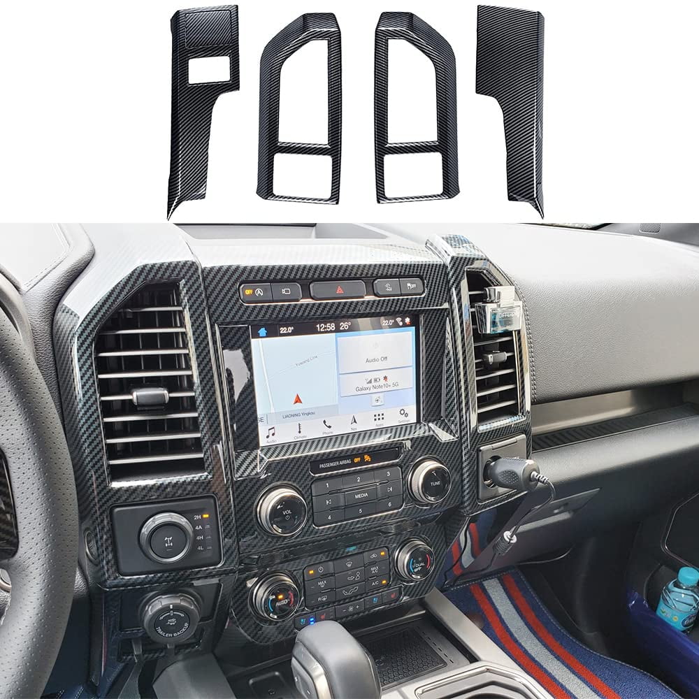 Esploratori for Ford F150 Carbon Fiber Grain Central Control Cover ...