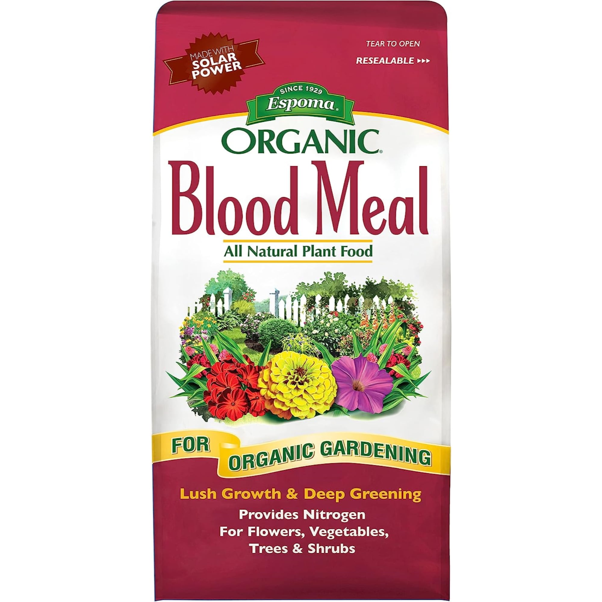 Espoma Organic Blood Meal Fertilizer, 3 lbs, 12% Nitrogen, Slow-Release ...