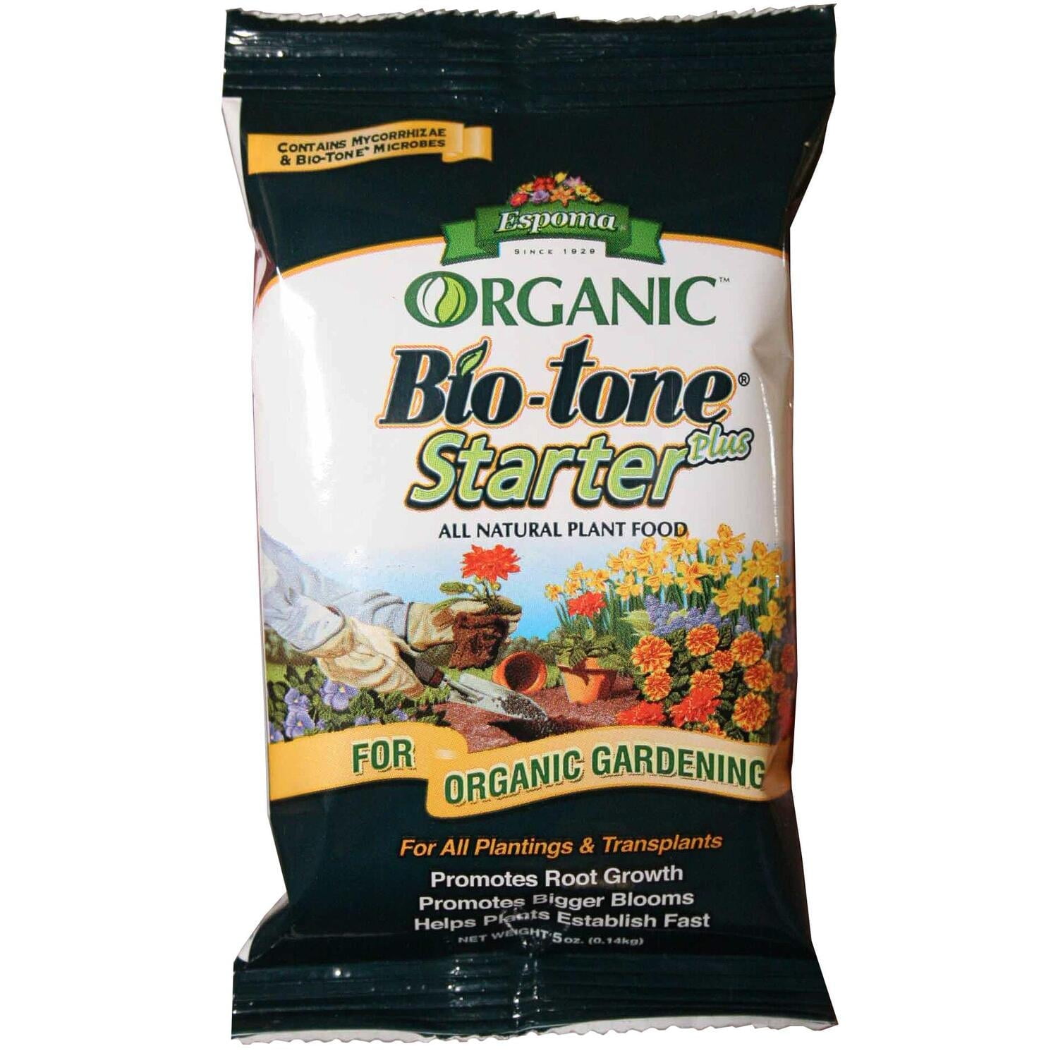 Espoma Bio-tone Starter Plus, Granules Plant Food 5 oz, Mycorrhizae ...