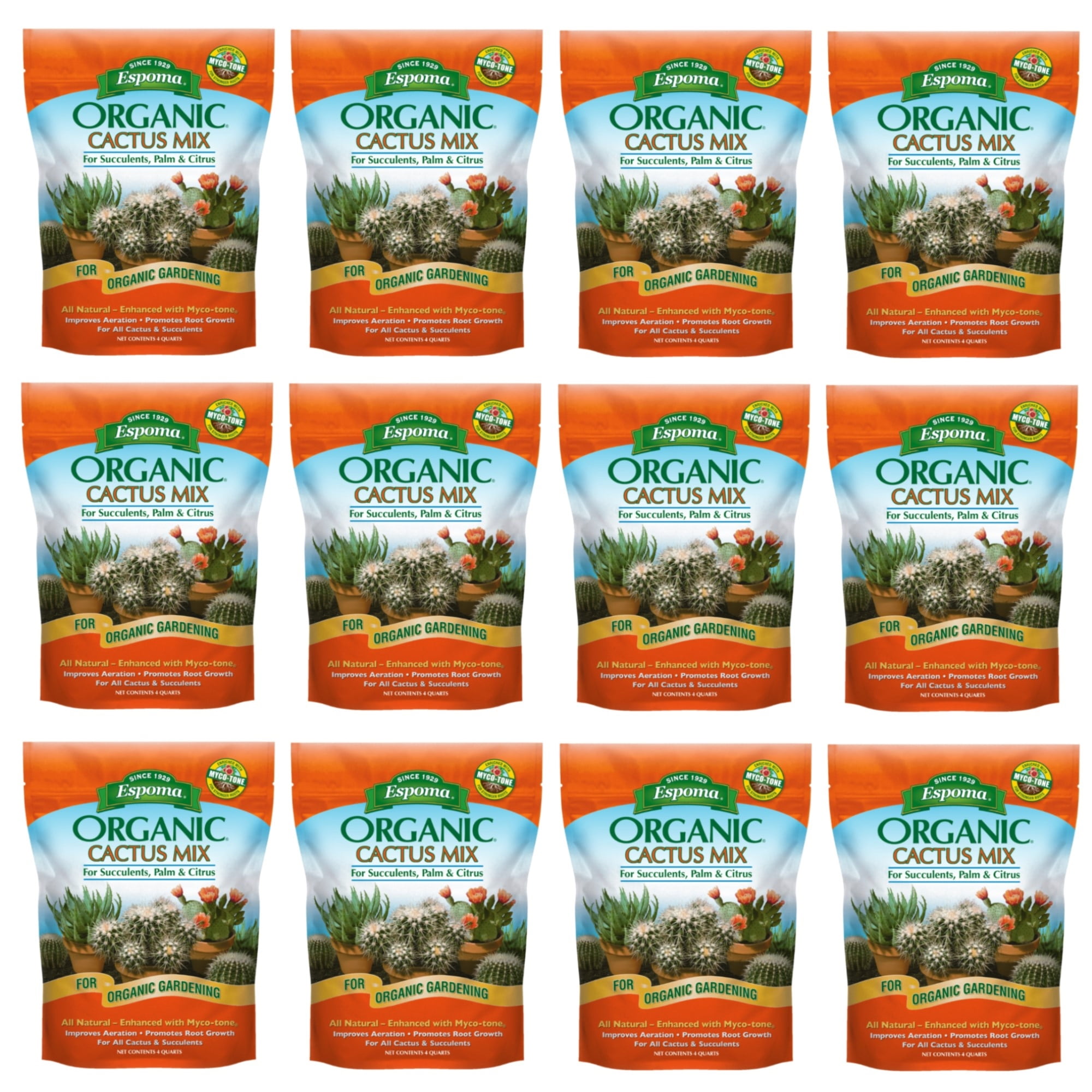 Espoma Organic Cactus Potting Soil Mix, Natural & Organic Soil for ...