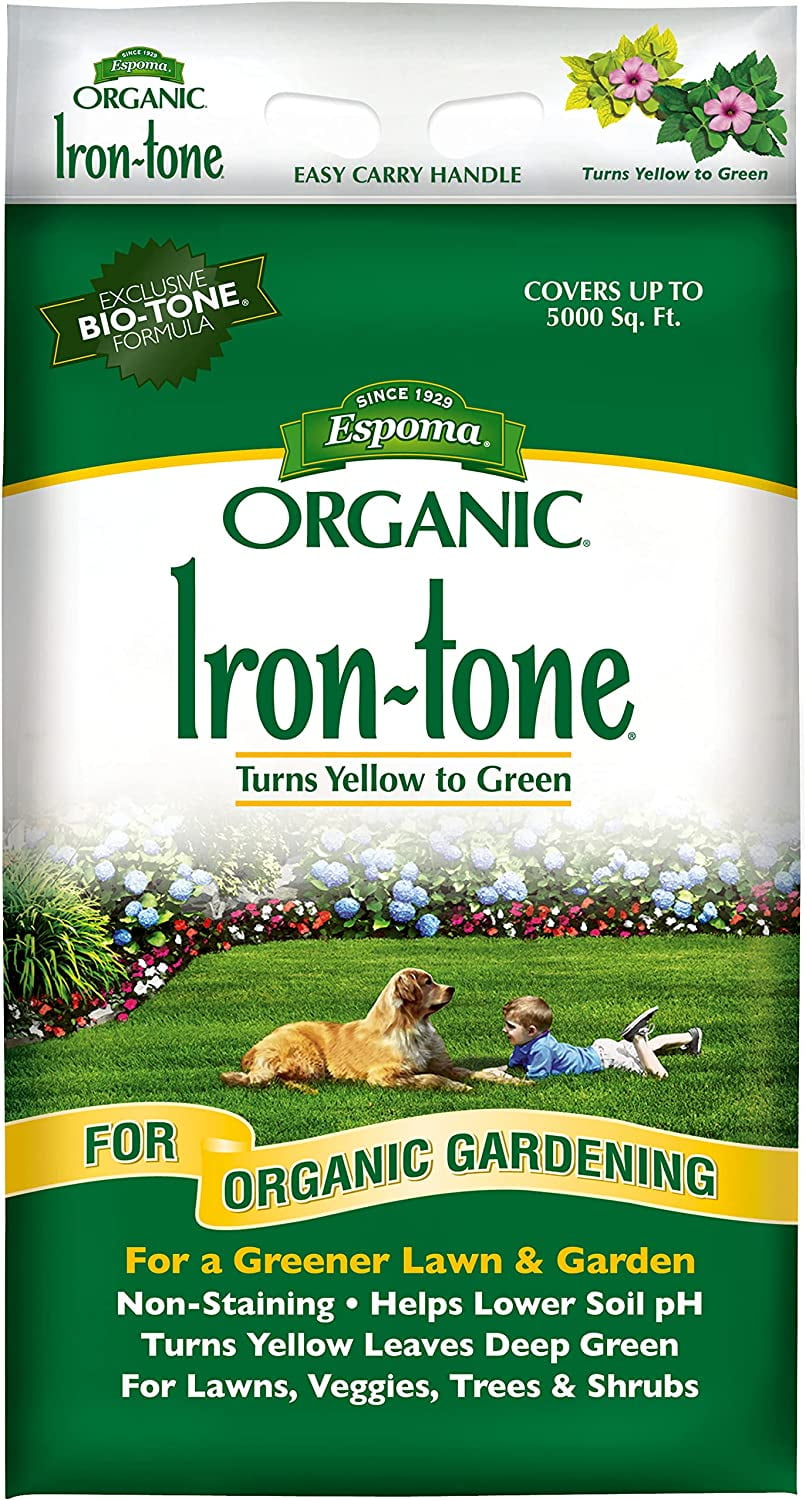 Espoma Iron-tone 20 Pound - IT20, Fertilizer for Iron Deficiency ...